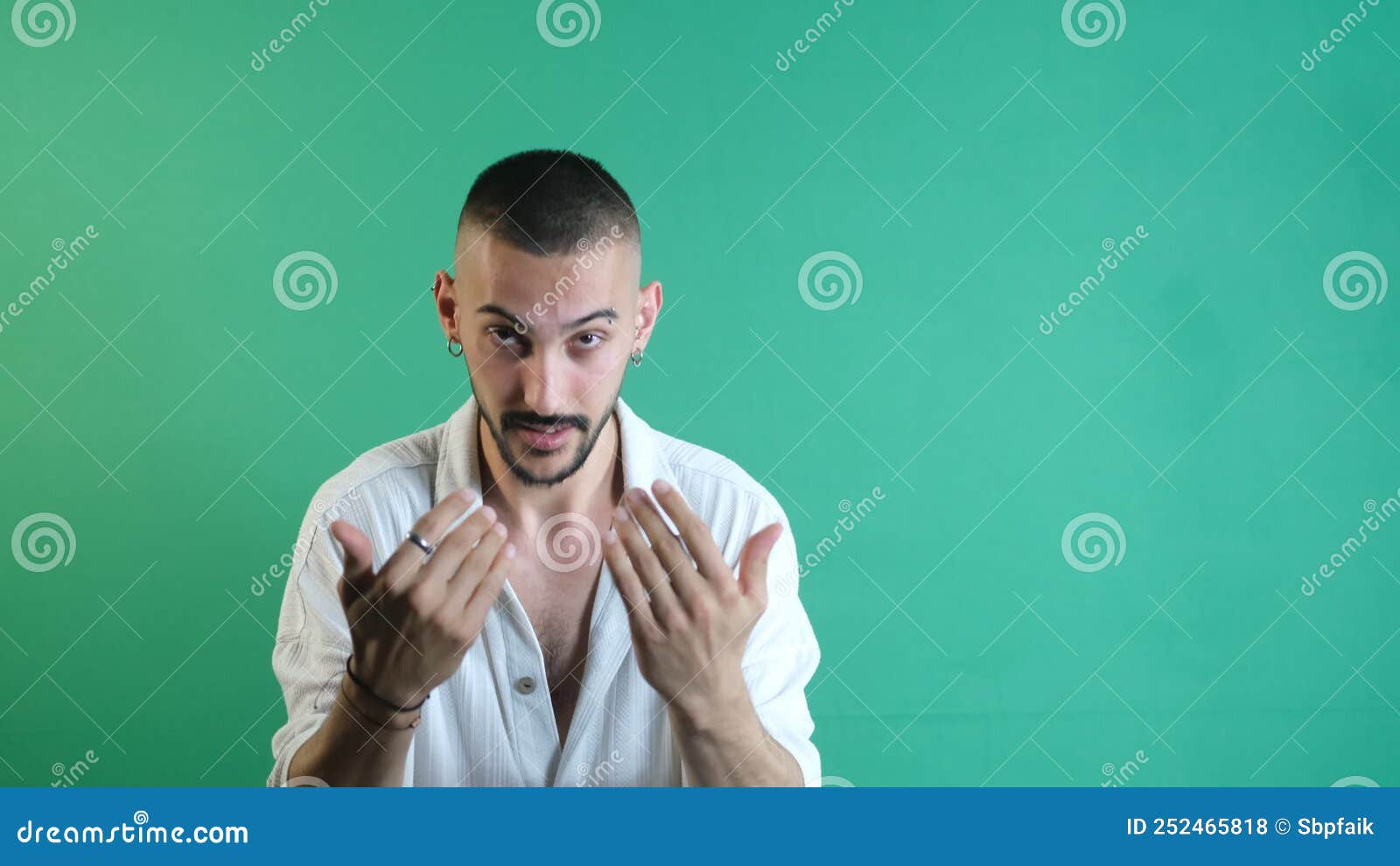 Gestures of Come with Me stock footage. Video of positive - 252465818