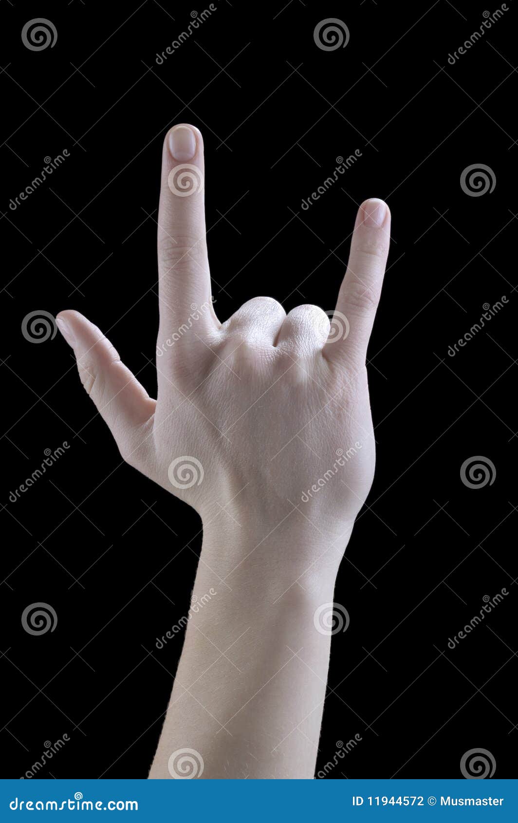Gestures, the Devil, Goat, Rock Stock Photo - Image of little, hands ...