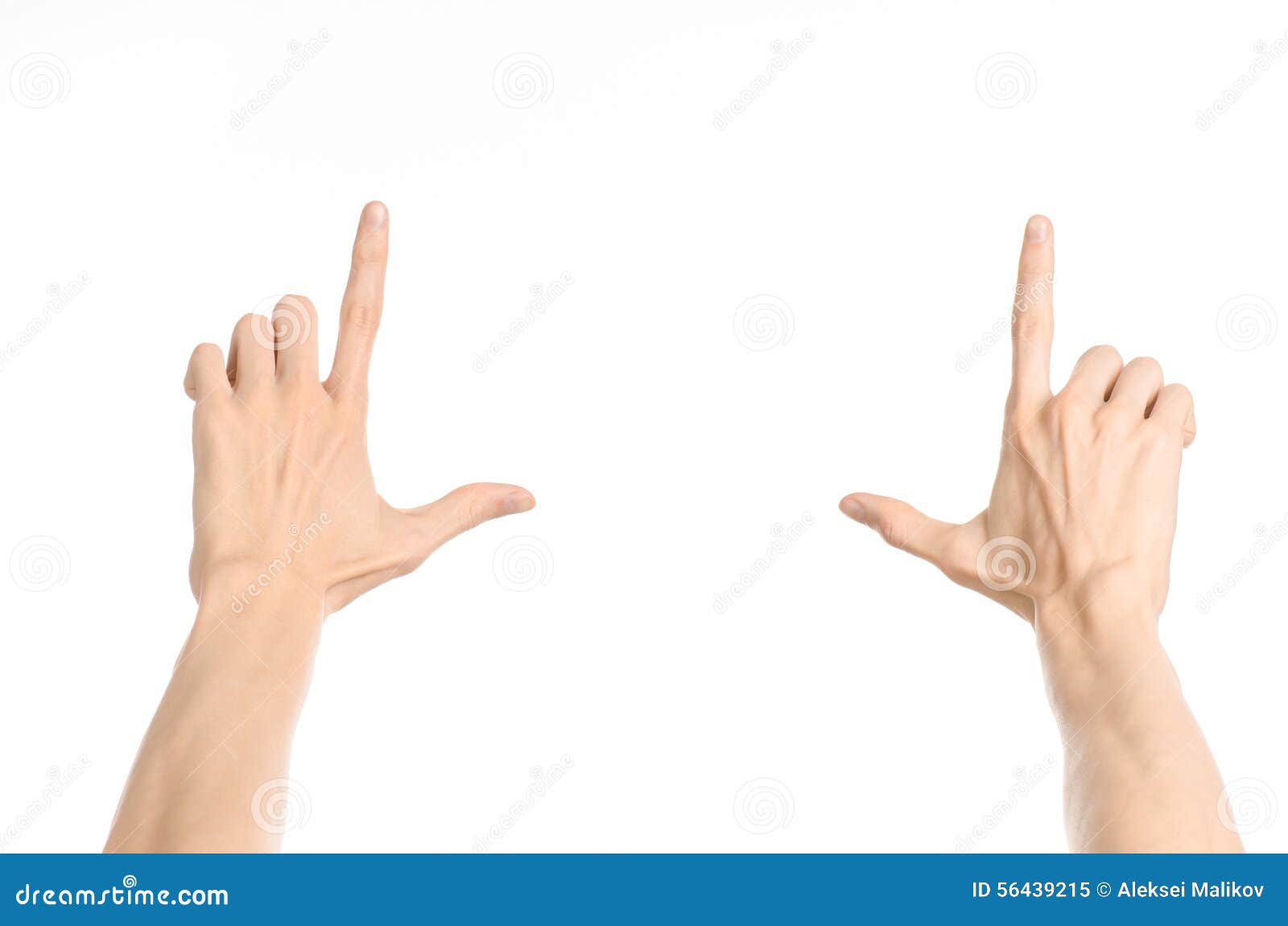 Gestures Topic: Human Hand Gestures Showing First-person View Isolated ...