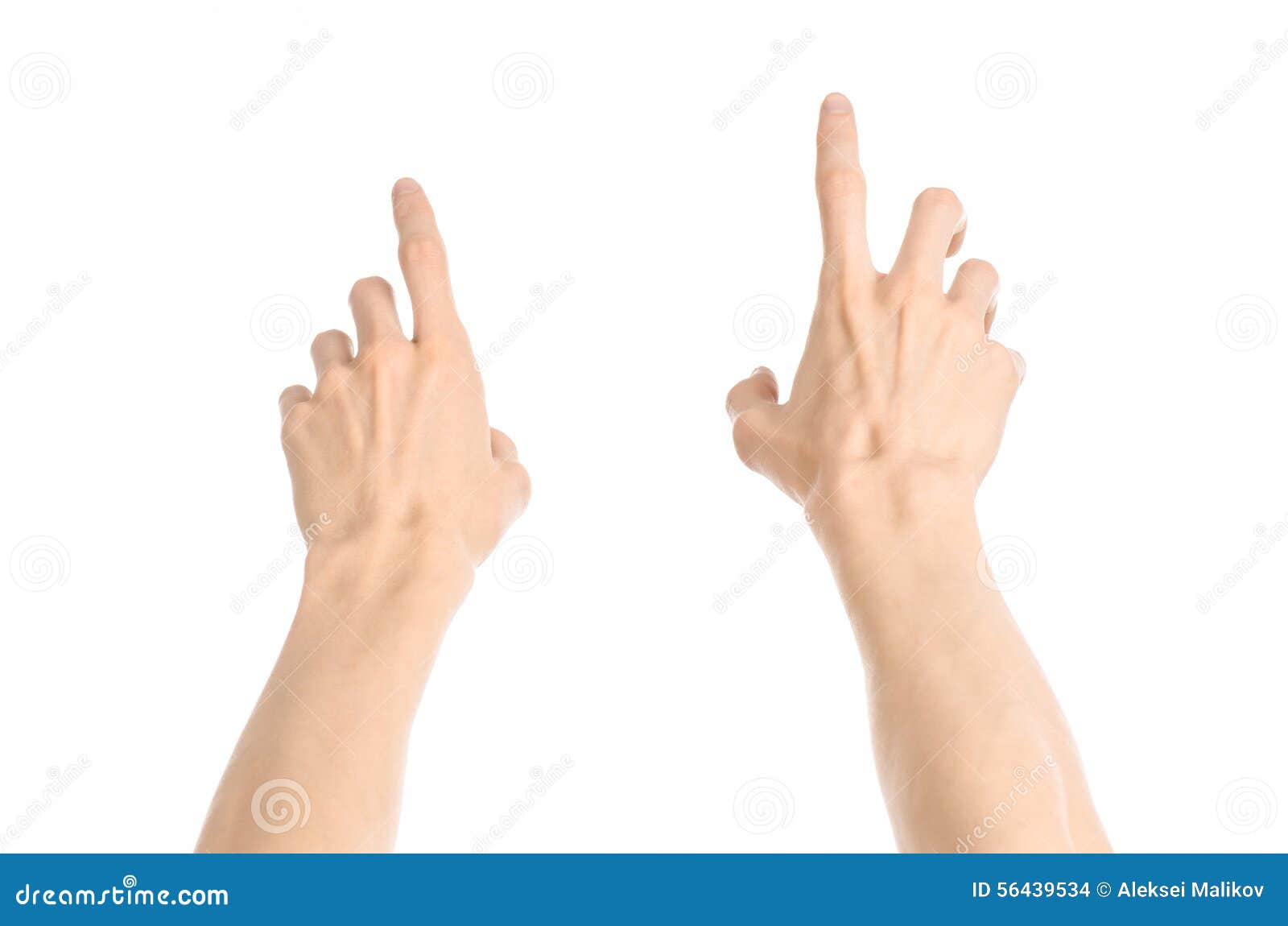 Gestures Topic: Human Hand Gestures Showing First-person View Isolated ...
