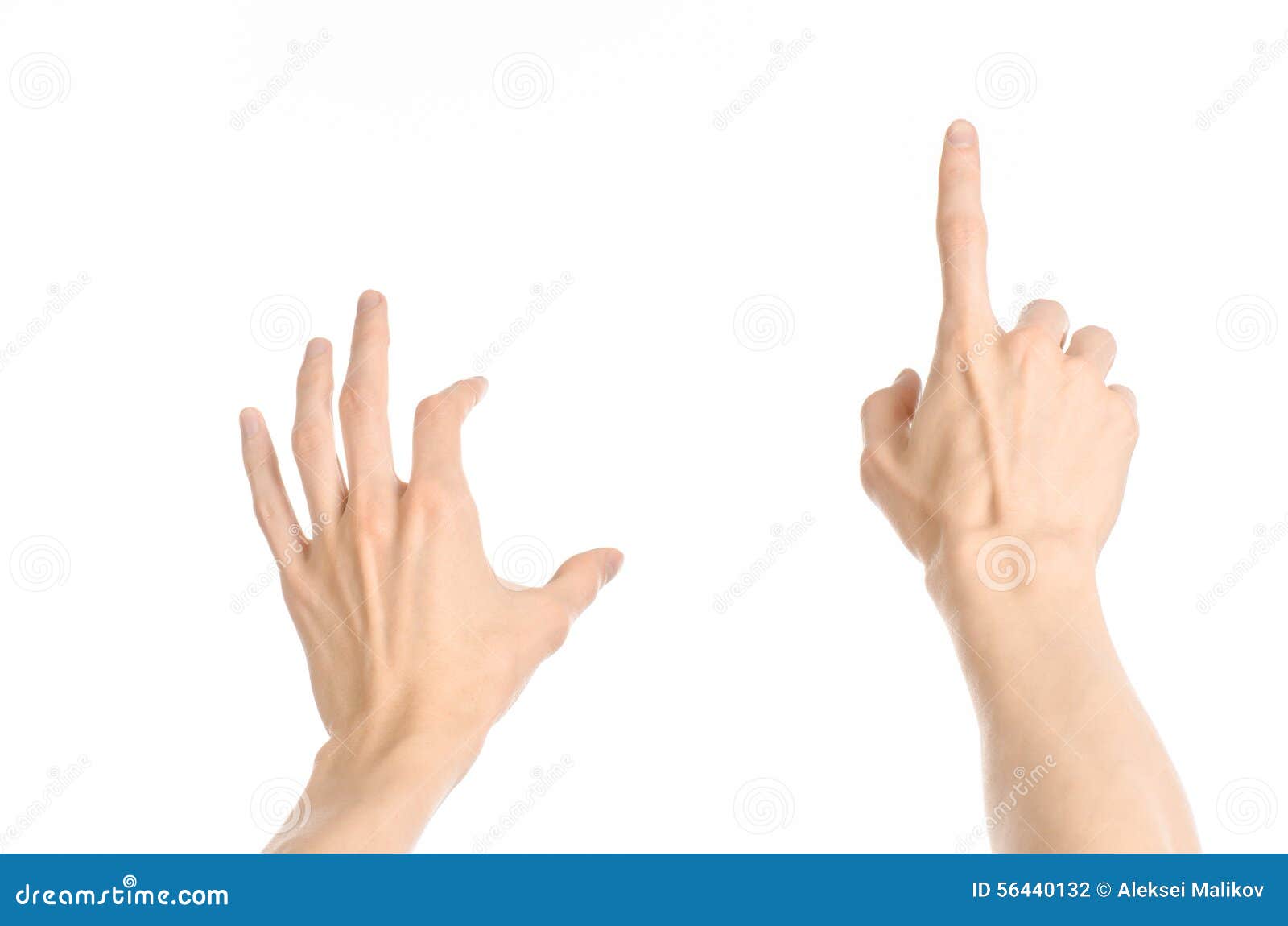 Gestures Topic: Human Hand Gestures Showing First-person View Isolated ...