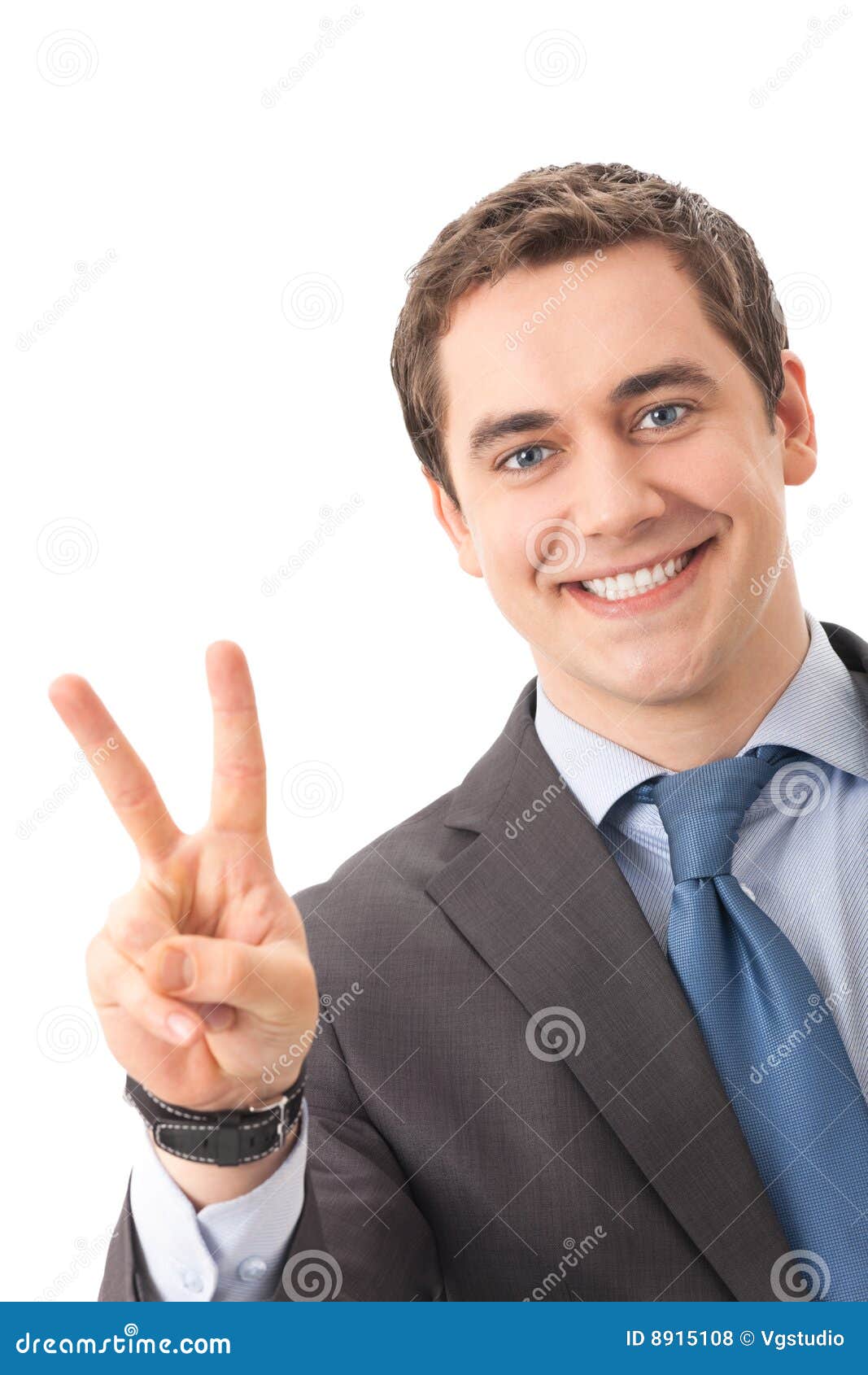 Gesturing Businessman, Isolated Stock Photo - Image of gesture ...