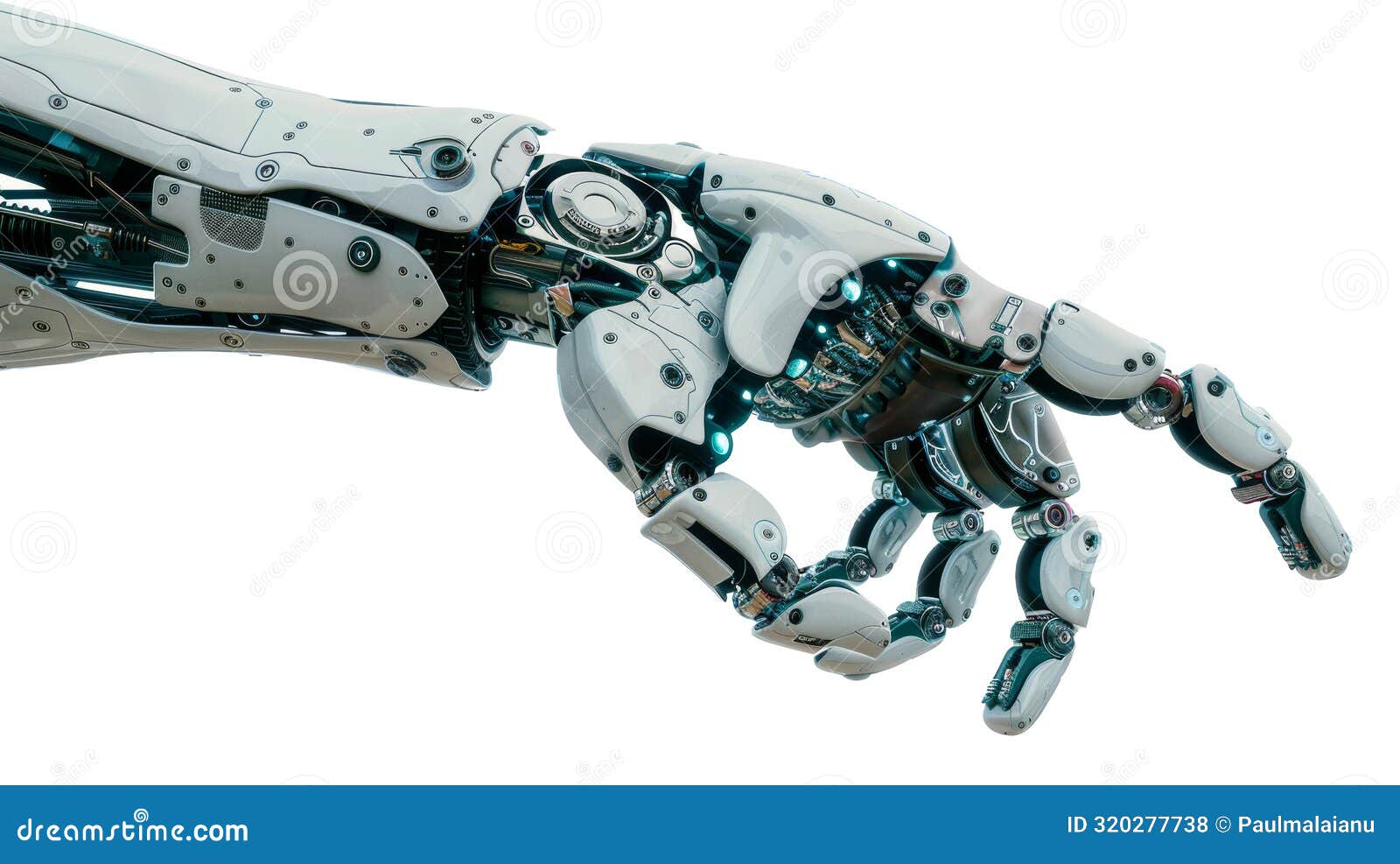Gesturing Robot Hand, Cut Out, Isolated on Transparent Background ...