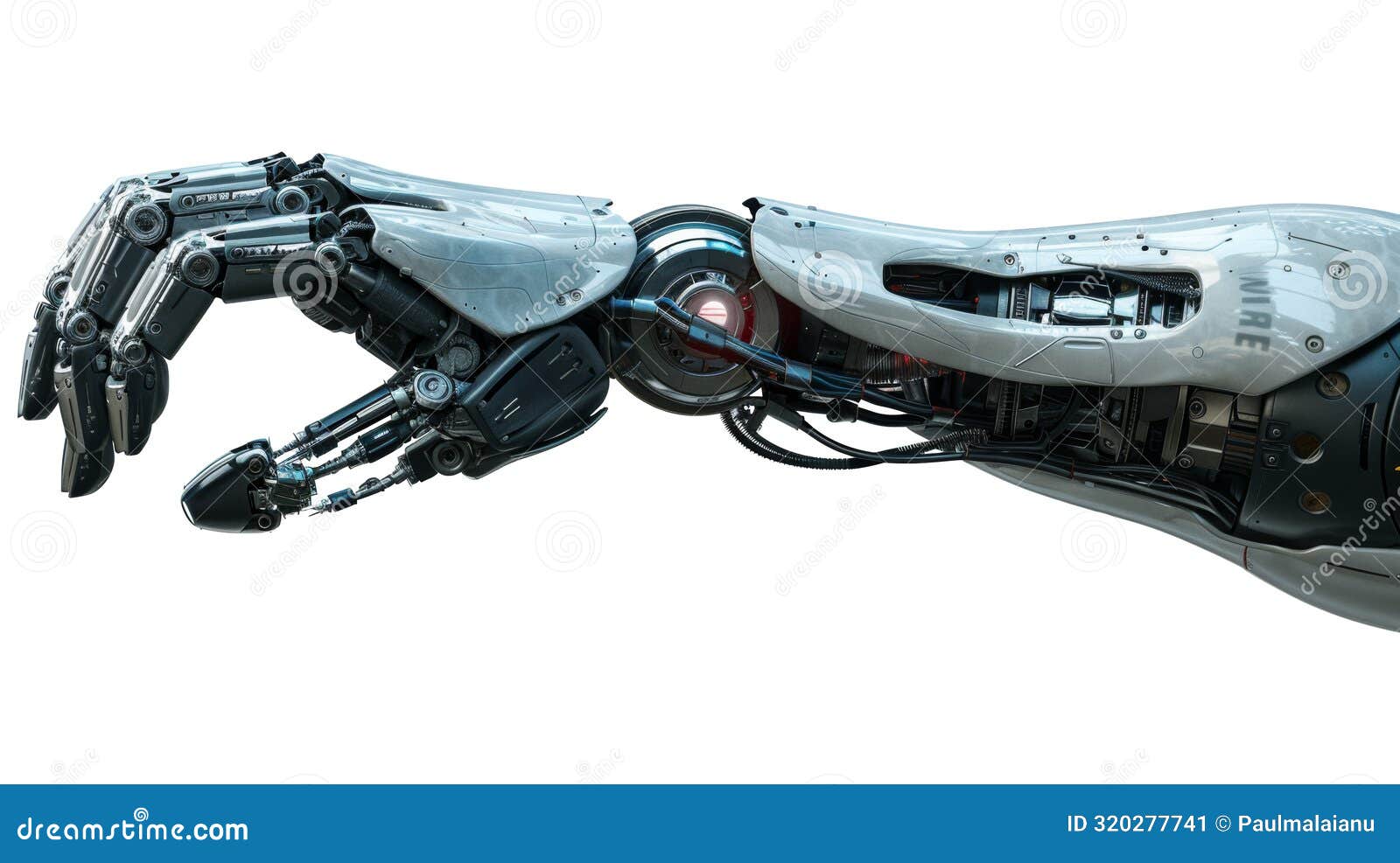 Gesturing Robot Hand, Cut Out, Isolated on Transparent Background ...