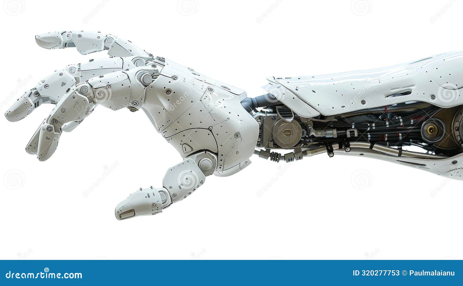 Gesturing Robot Hand, Cut Out, Isolated on Transparent Background ...