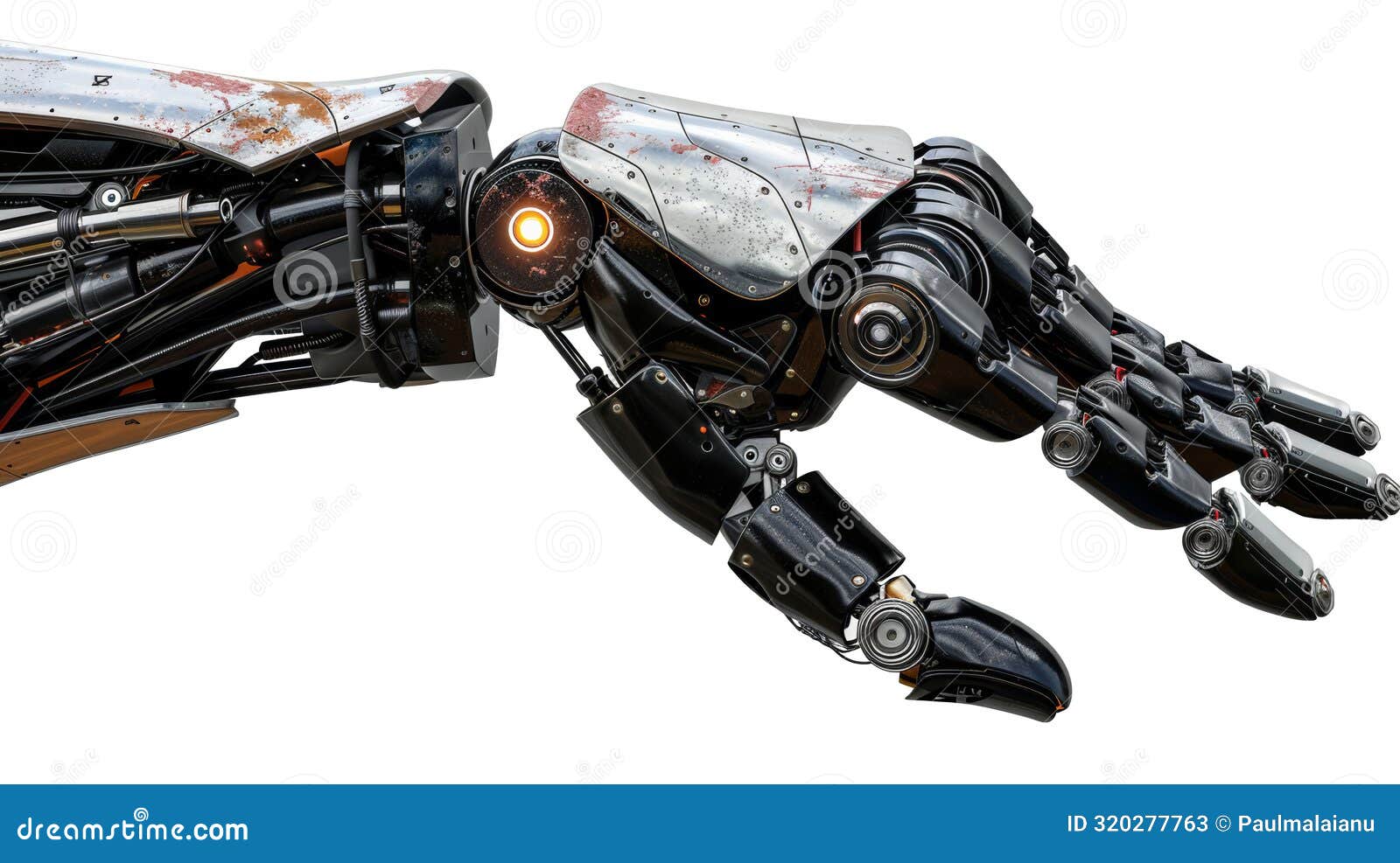 Gesturing Robot Hand, Cut Out, Isolated on Transparent Background ...