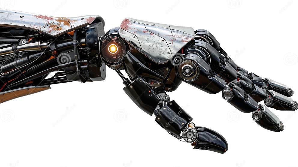 Gesturing Robot Hand, Cut Out, Isolated on Transparent Background ...