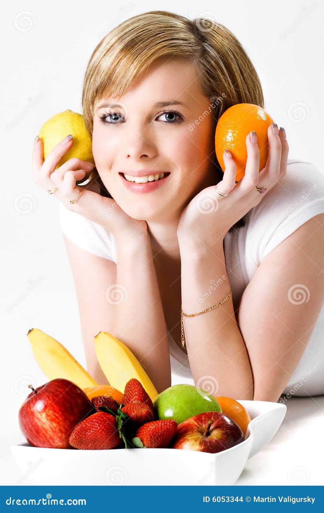 Gesunder Fruchtiger Lebensstil Stockfoto - Bild von jung, apfel: 6053344