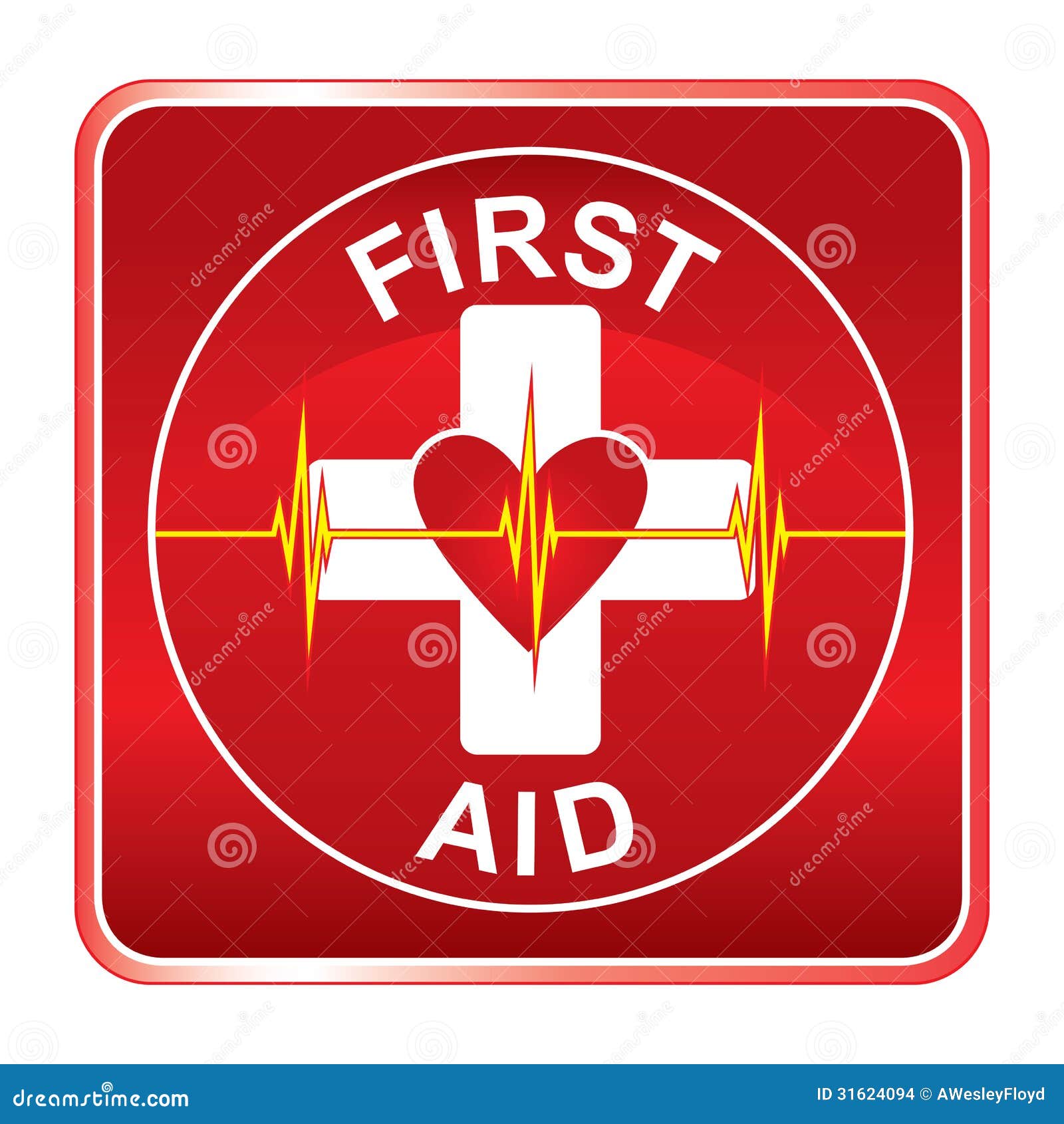 Gesundheits-Symbol Der Ersten Hilfe Vektor Abbildung - Illustration von ...