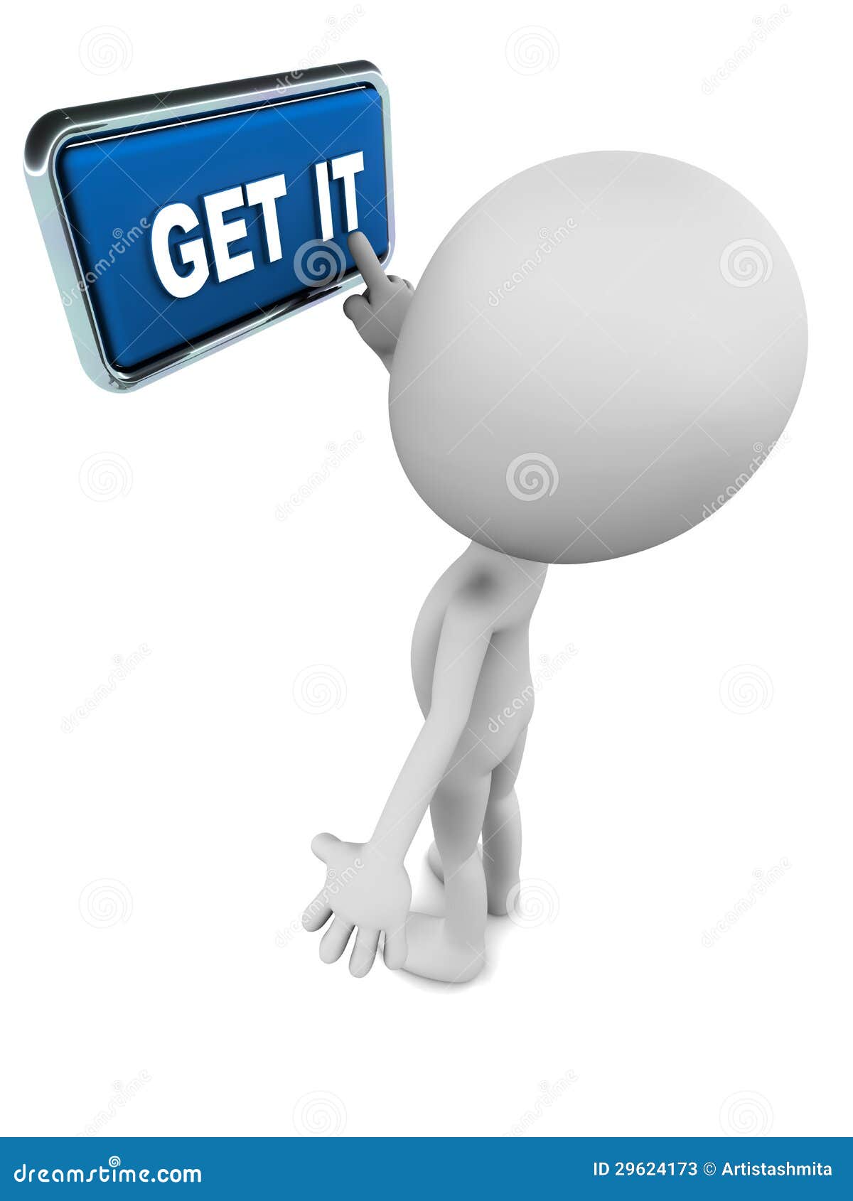 Get it stock illustration. Illustration of sign, start - 29624173