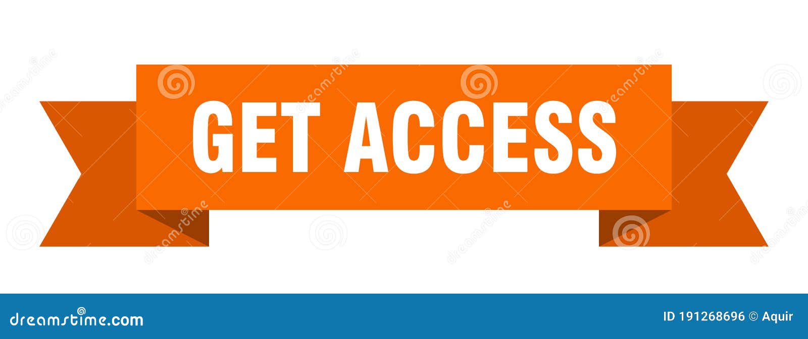 Get access ribbon. stock vector. Illustration of band - 191268696