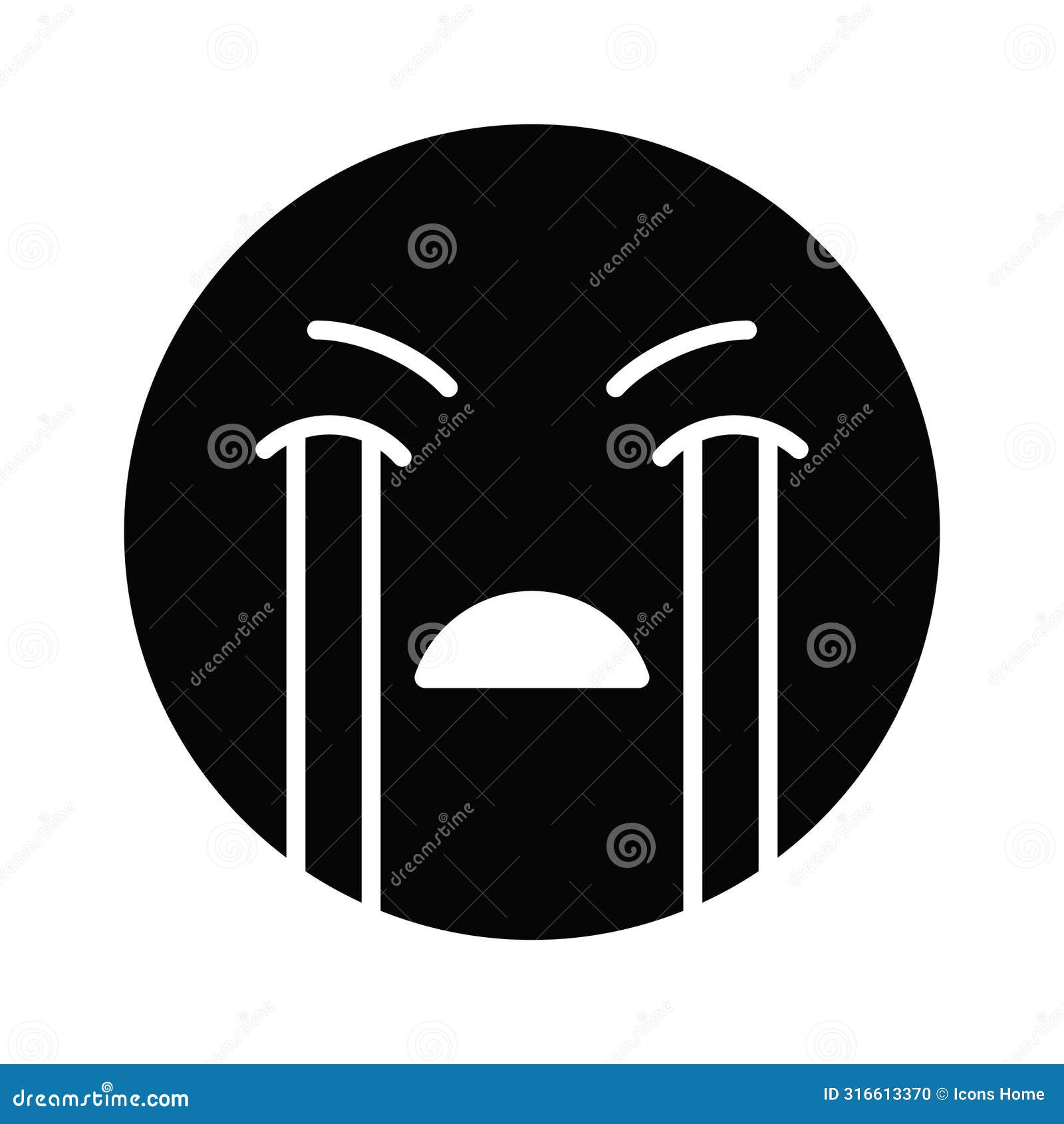 Get This Amazing Crying Emoji Vector Design Customizable Vector Stock Vector Illustration Of