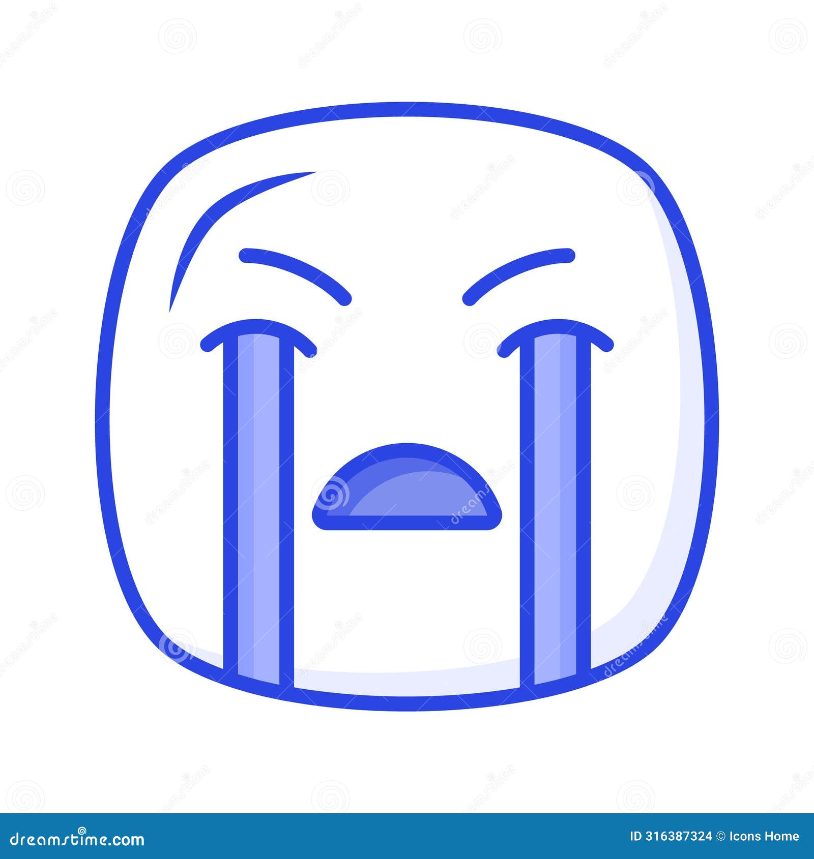 Get This Amazing Crying Emoji Vector Design Customizable Vector Stock Vector Illustration Of