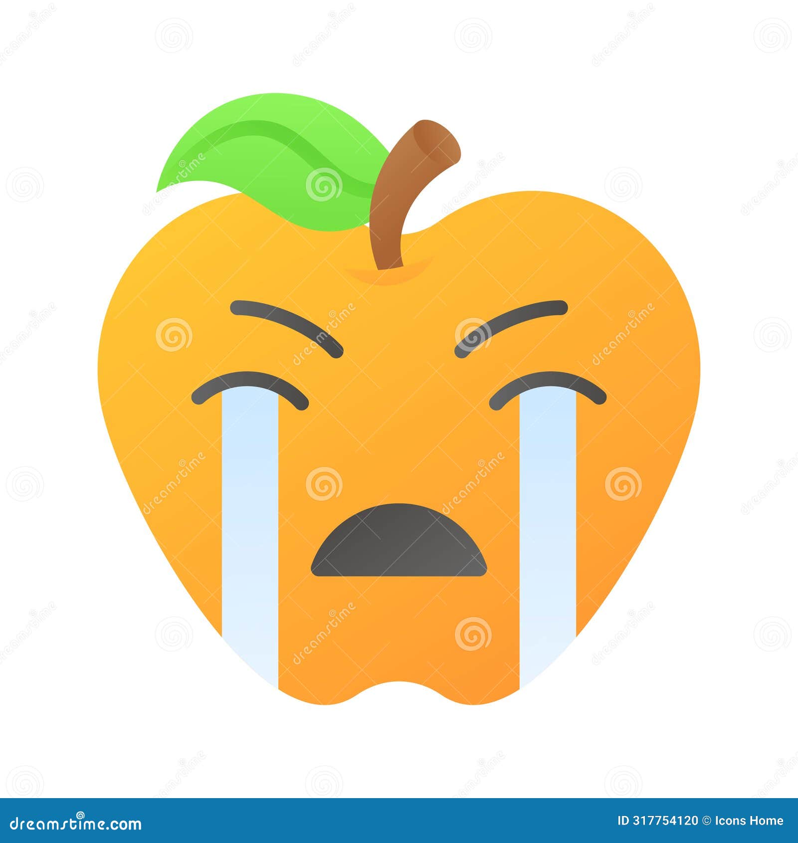 Get This Amazing Crying Emoji Vector Design Customizable Vector Stock Vector Illustration Of