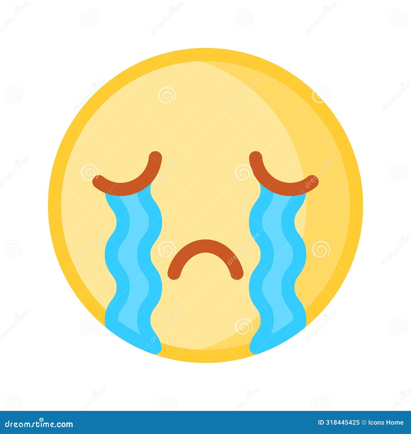 Get This Amazing Crying Emoji Vector Design Customizable Vector Stock Vector Illustration Of