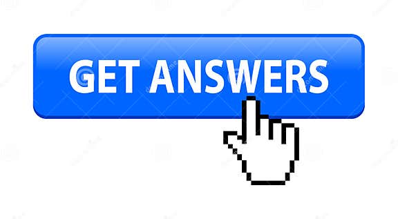 Get answers button stock vector. Illustration of choice - 199923682