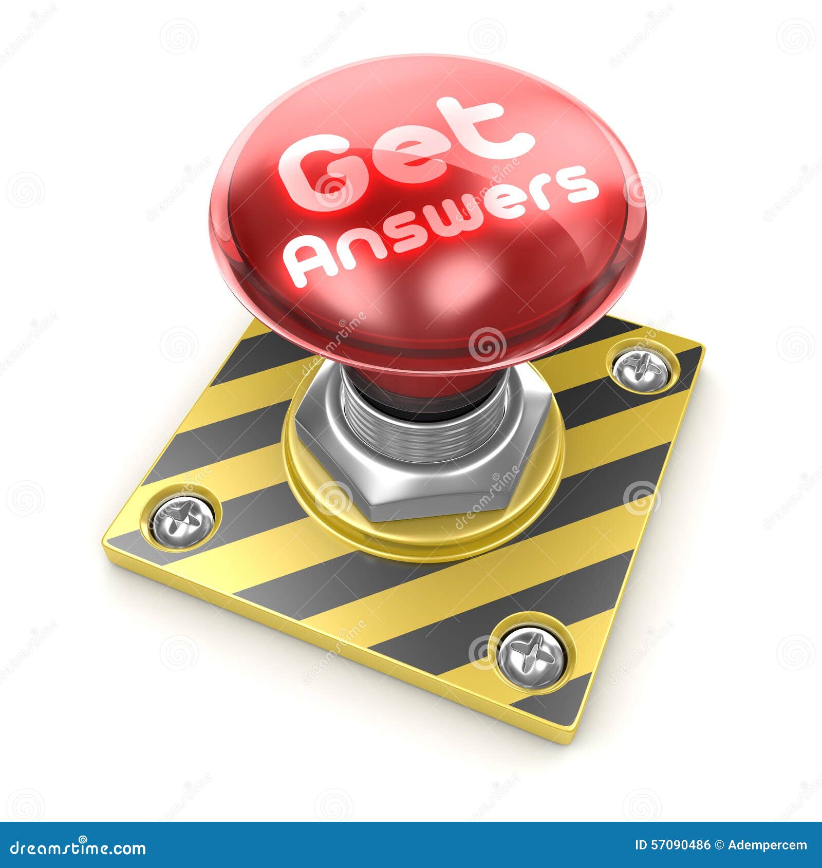 Get Answers stock illustration. Illustration of button - 57090486