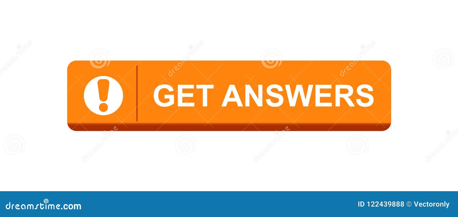 Get answers stock illustration. Illustration of editable - 122439888