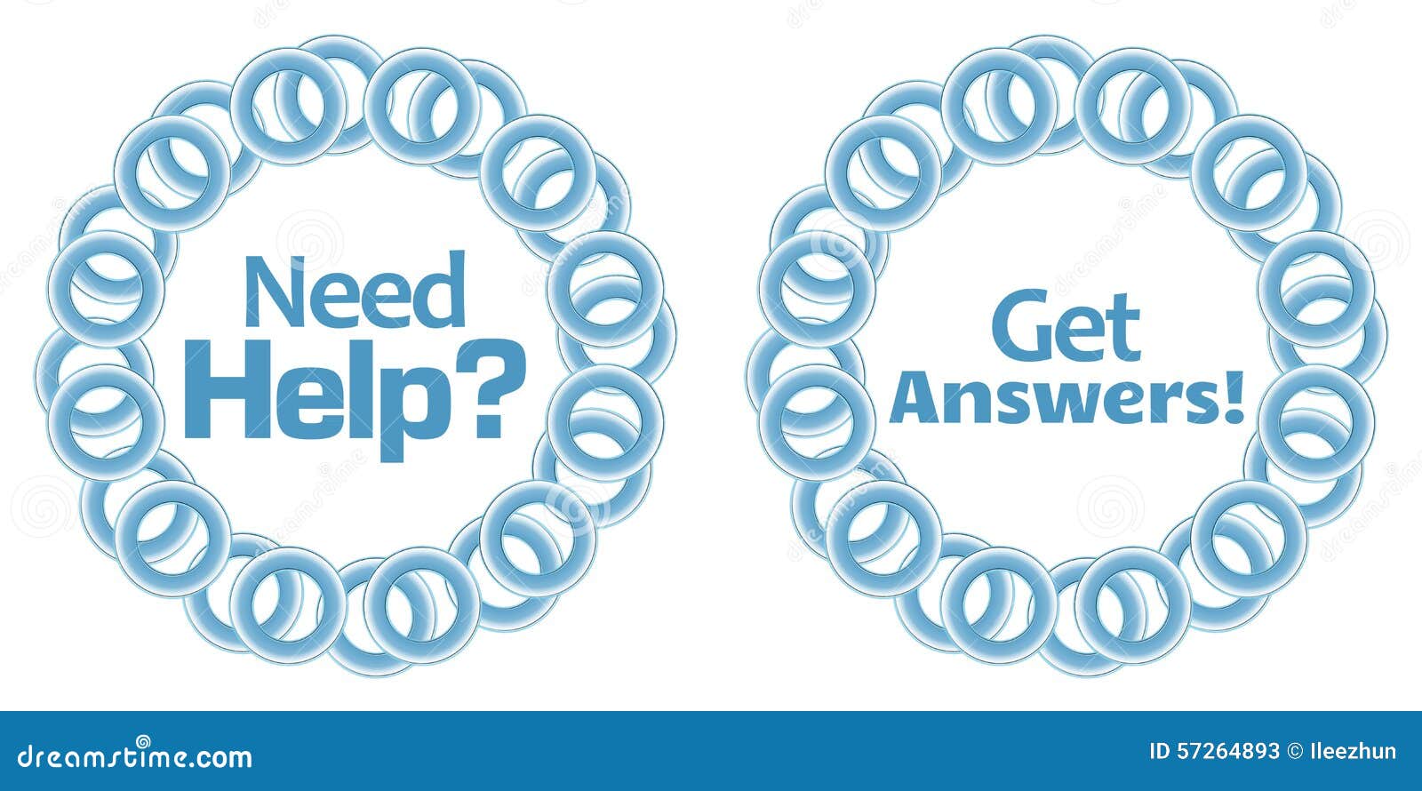 Get Answers and Need Help Blue Rings Circular Stock Illustration ...