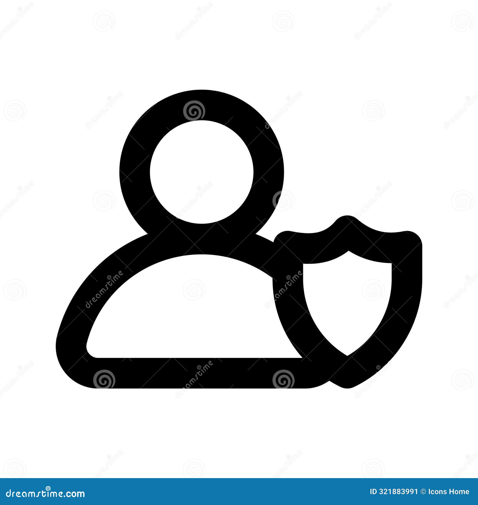 Get this Beautiful Icon of Personal Security in Modern Style Stock ...