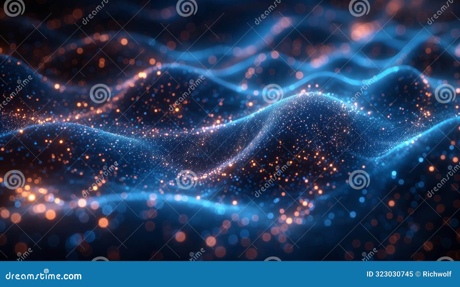 Get Captivated by the Dynamic Abstract Light Waves Intricately ...