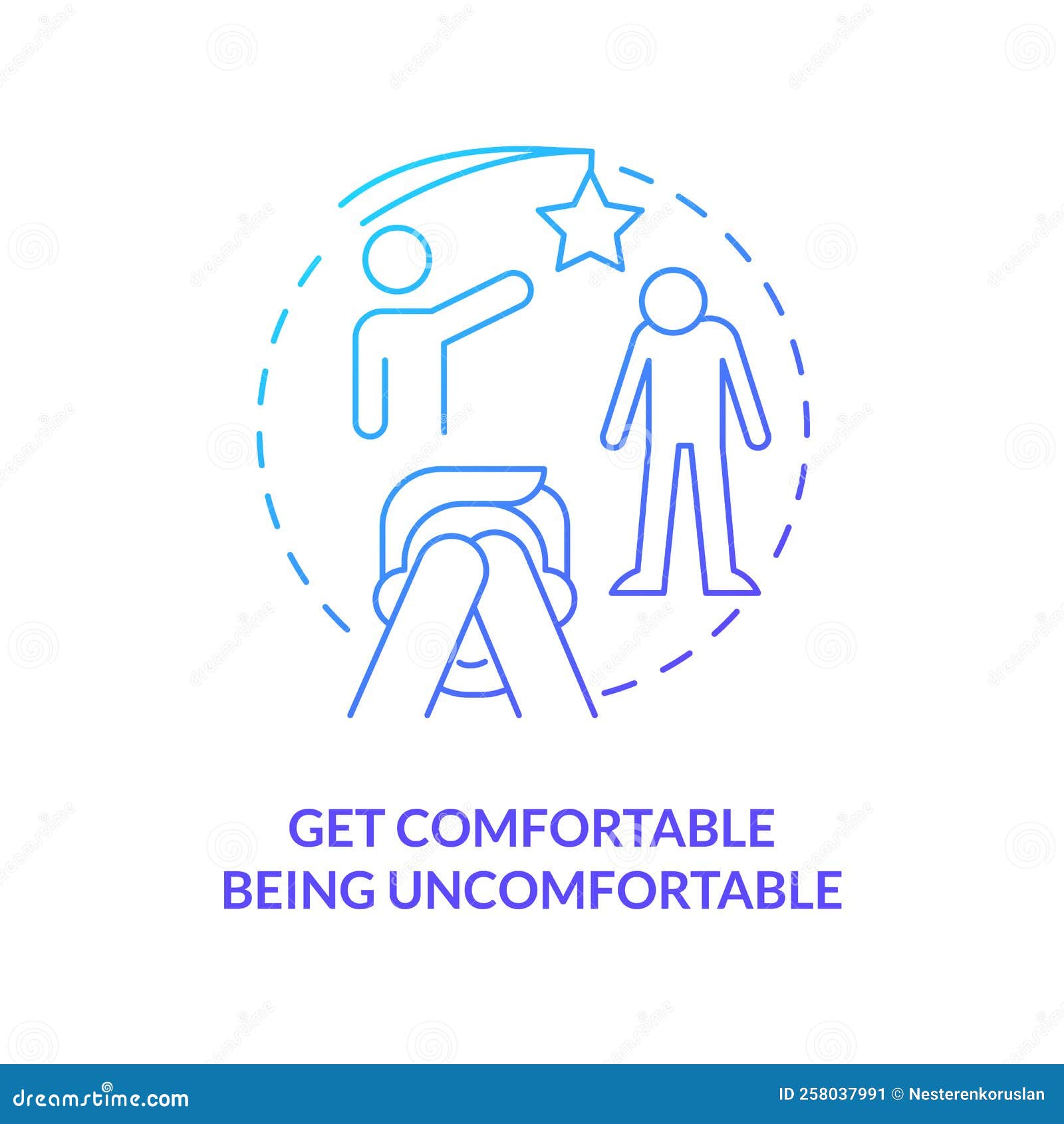 Uncomfortable Complex Like A Puzzle - Pictured As Word Uncomfortable On ...