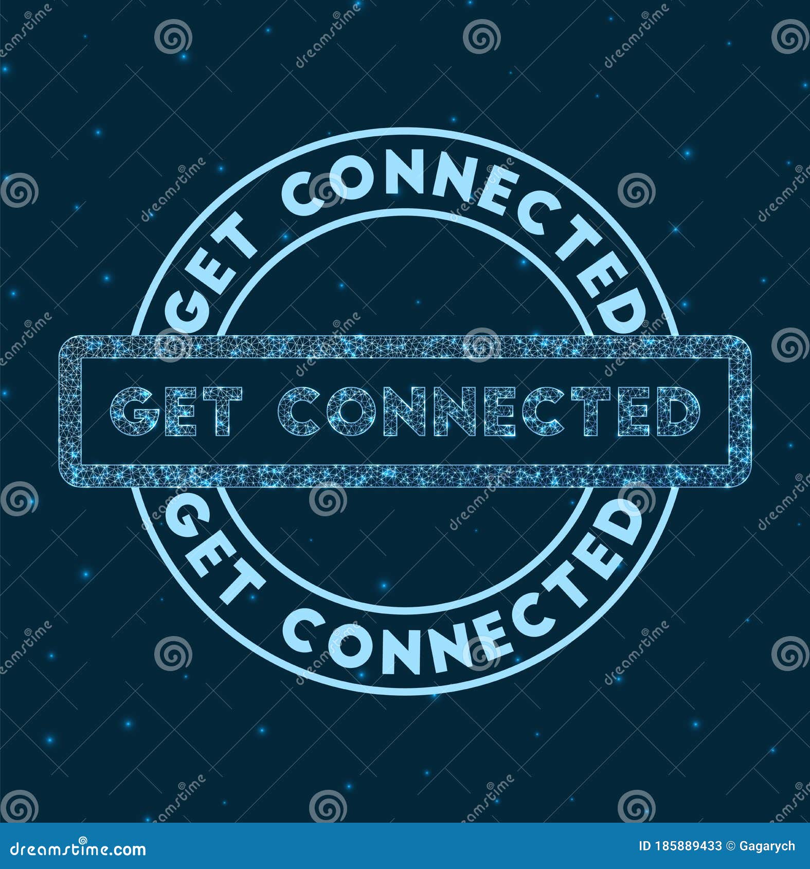 Get connected. stock vector. Illustration of bright - 185889433