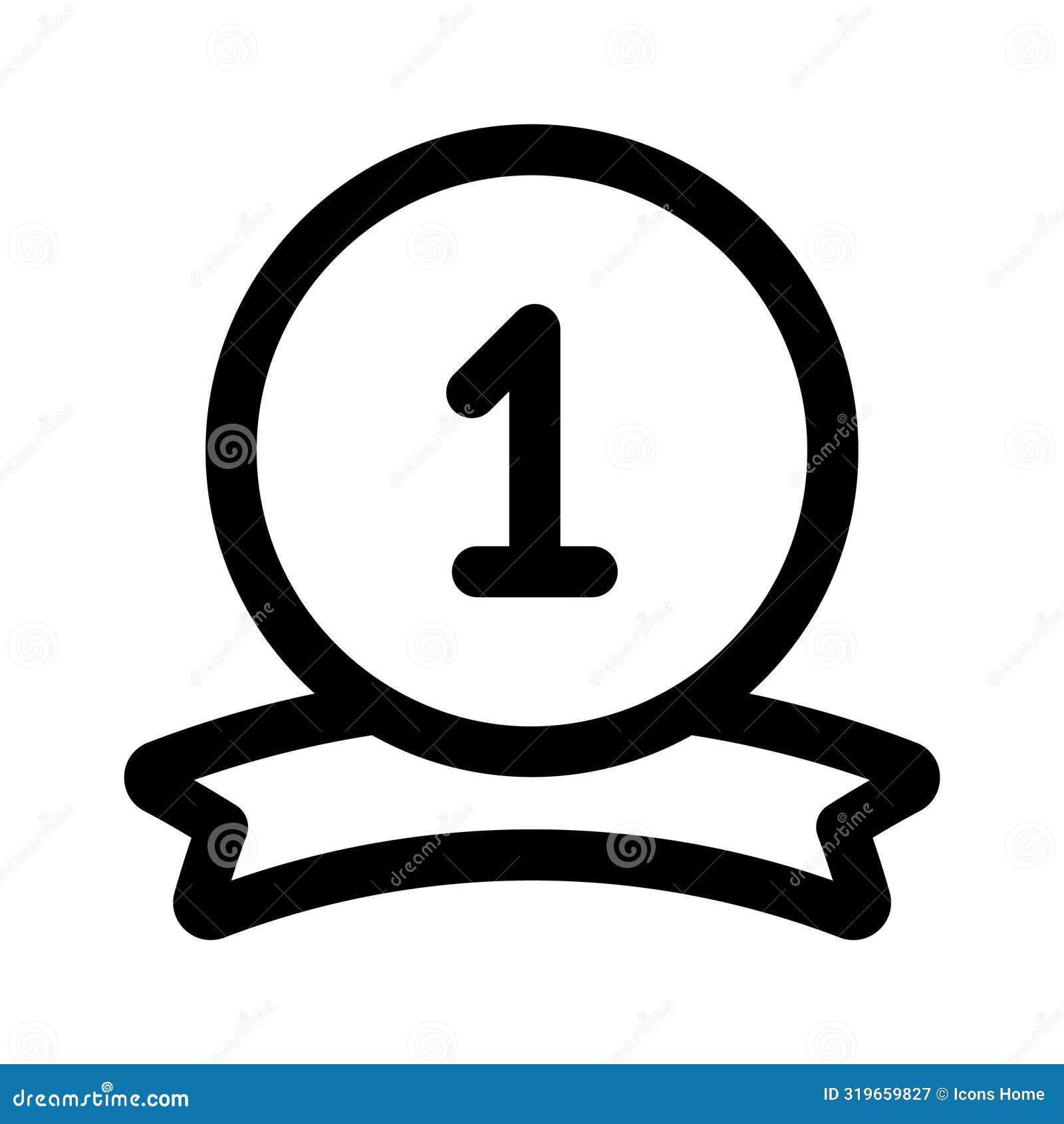 Get this Creatively Design 1st Position Vector Design Stock Vector ...