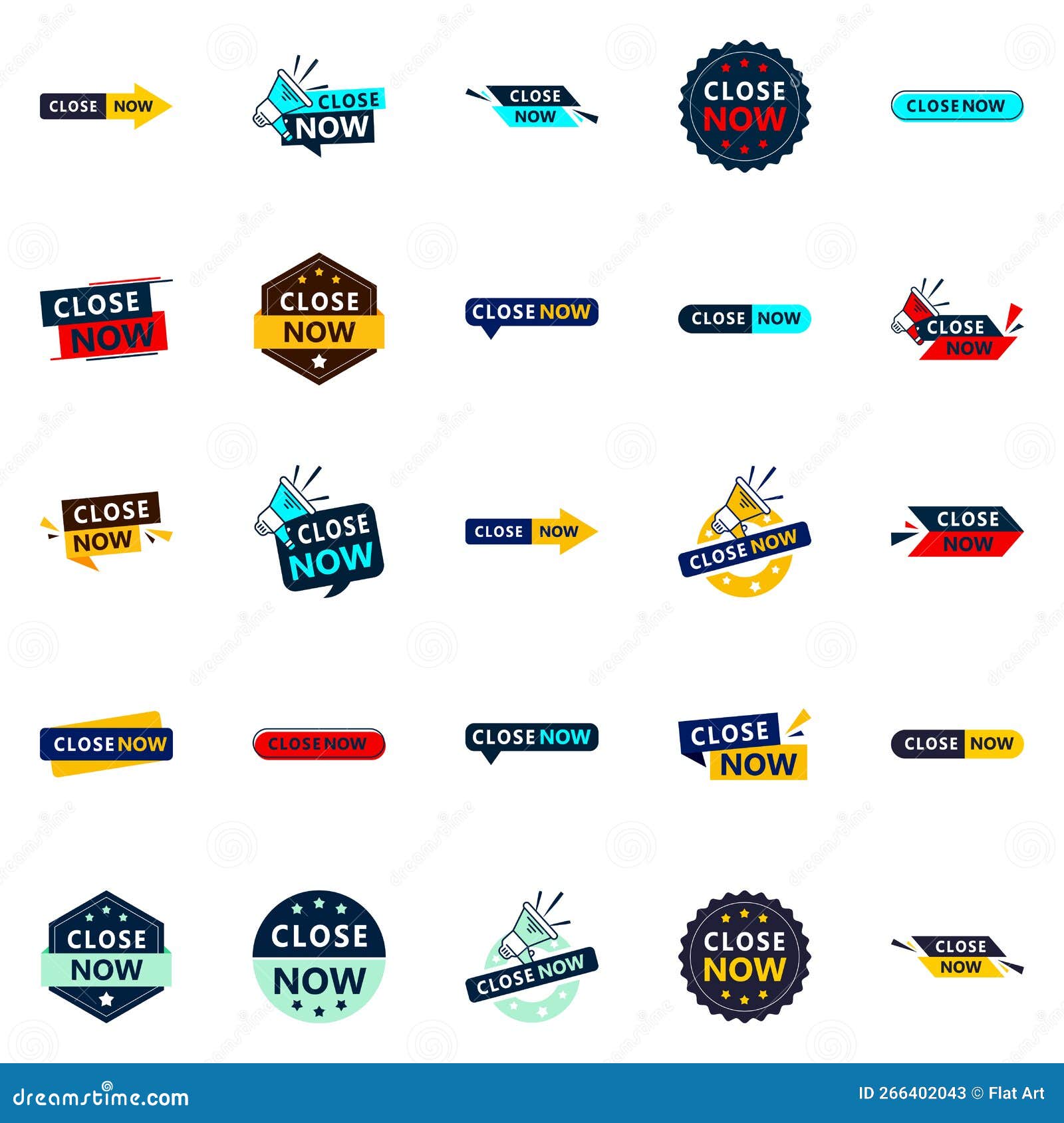 Get the Deal Done Text Banners Pack of 25 Stock Vector - Illustration ...