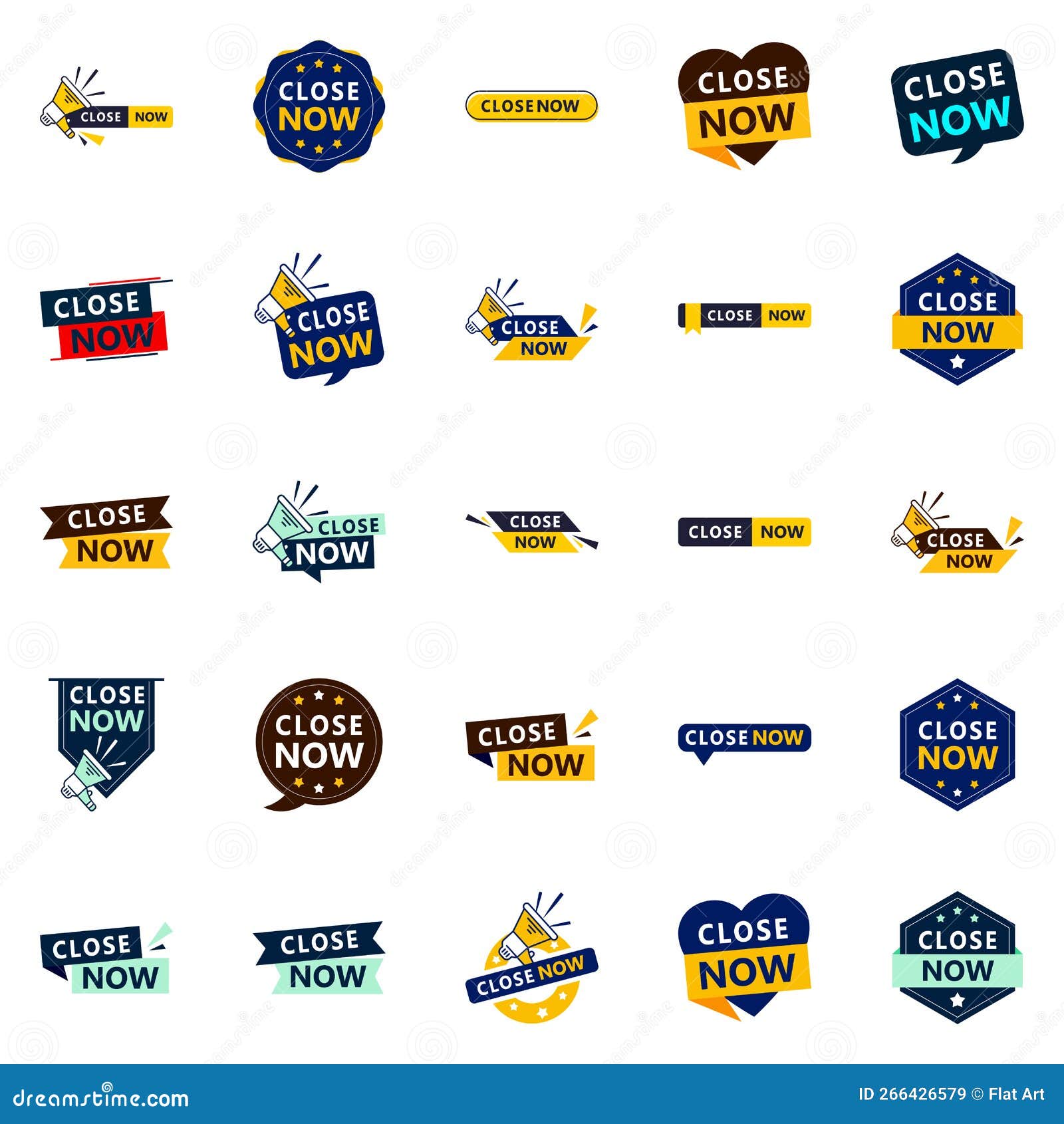 Get the Deal Done Text Banners Pack of 25 Stock Vector - Illustration ...