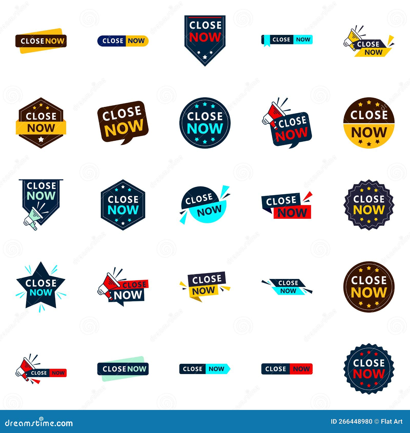 Get the Deal Done Text Banners Pack of 25 Stock Vector - Illustration ...