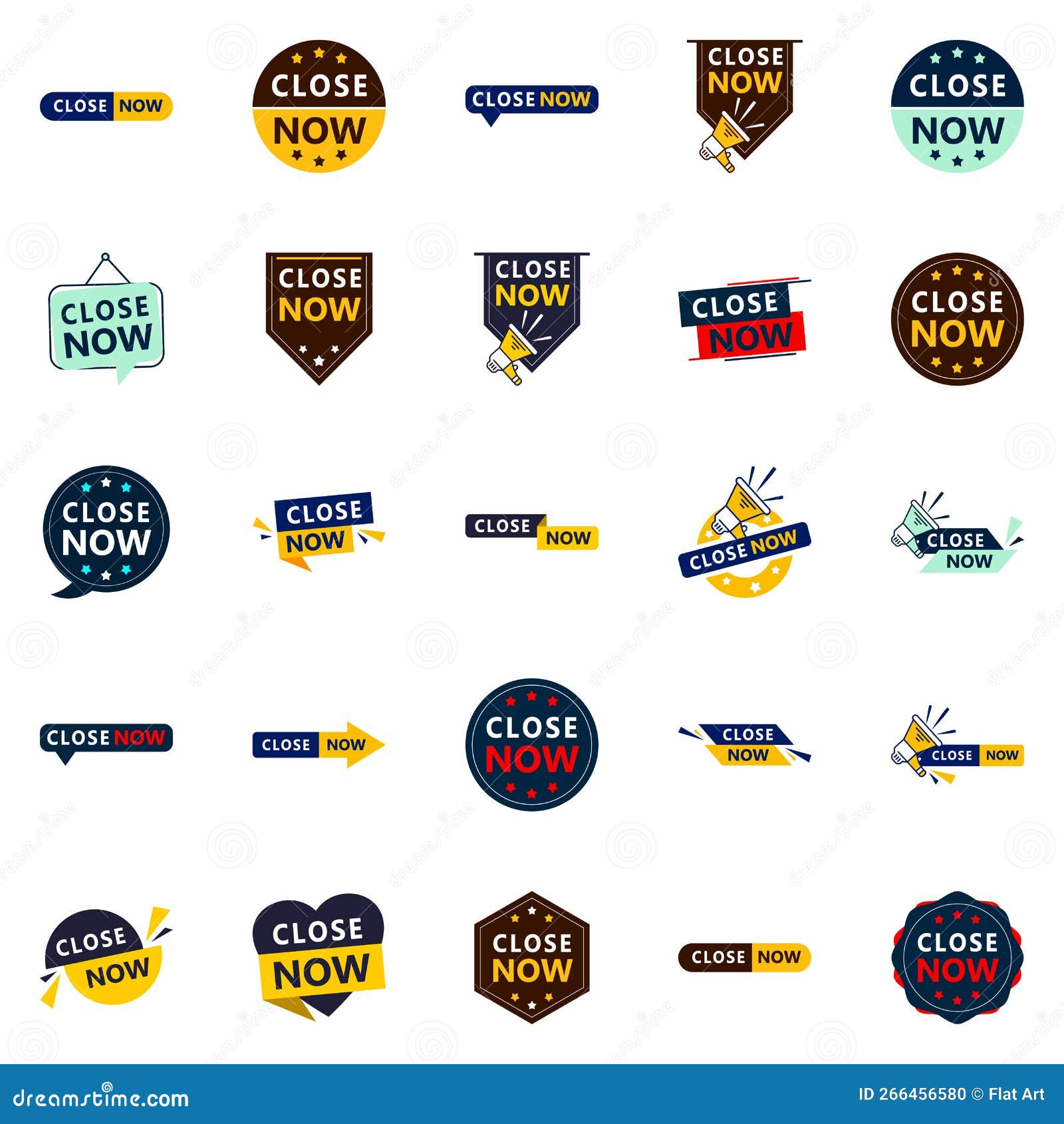 Get the Deal Done Text Banners Pack of 25 Stock Vector - Illustration ...