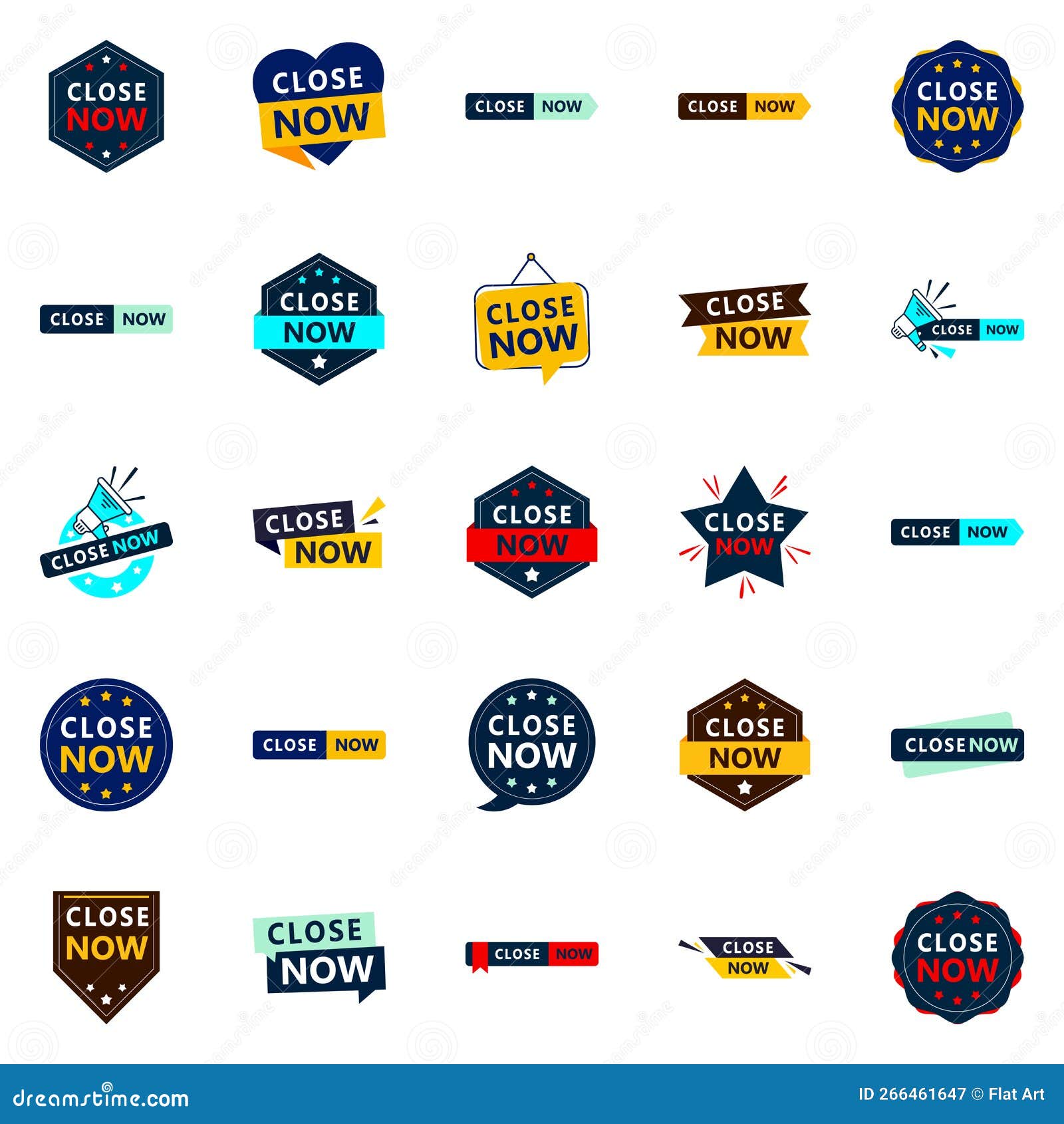 Get the Deal Done Text Banners Pack of 25 Stock Vector - Illustration ...