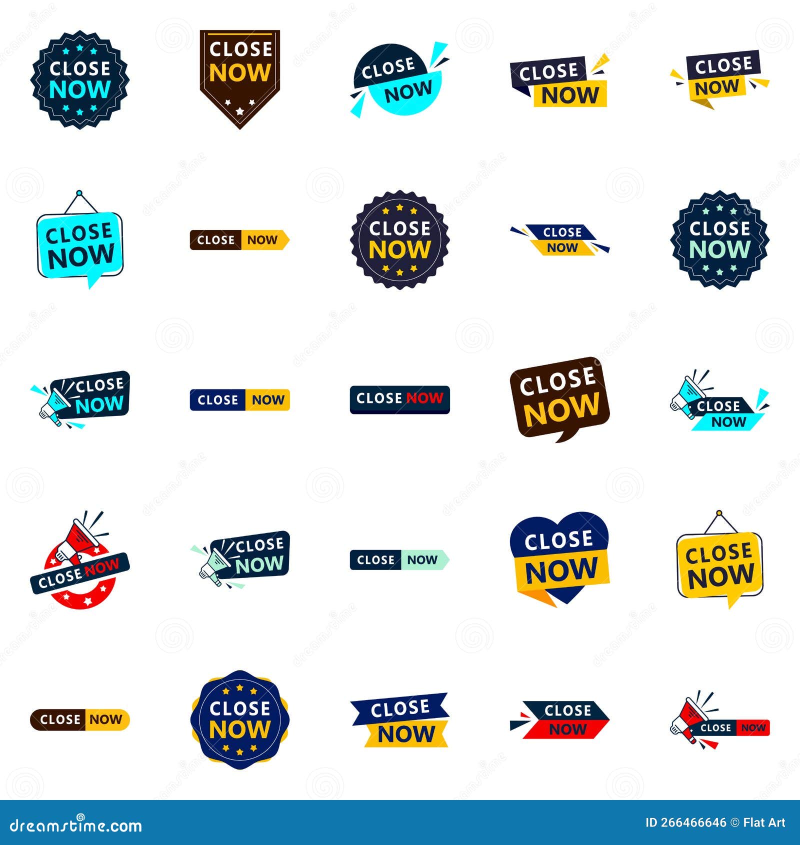 Get the Deal Done Text Banners Pack of 25 Stock Vector - Illustration ...