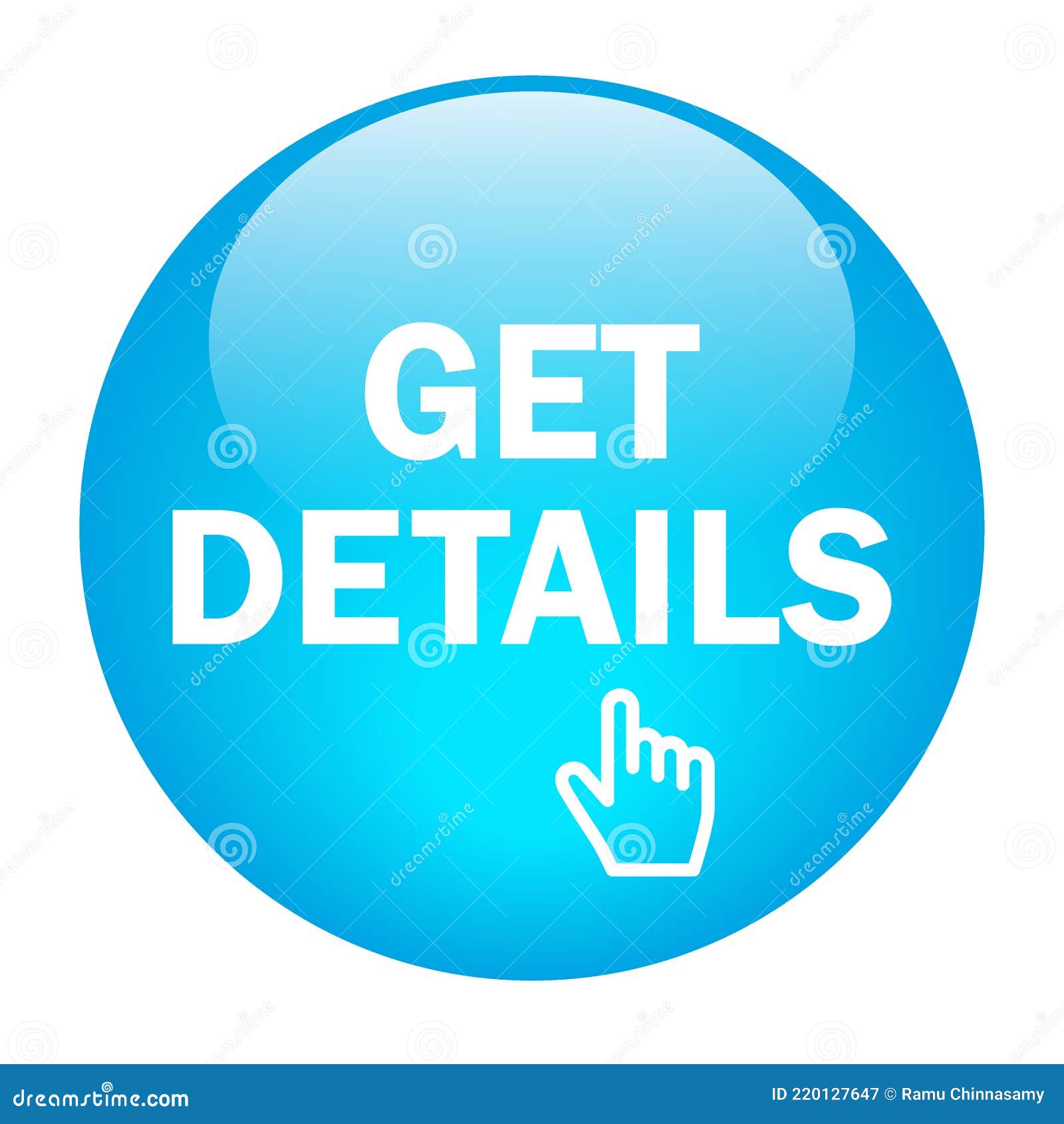 Get details button stock illustration. Illustration of label - 220127647