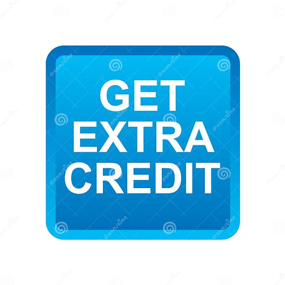 Get extra credit stock illustration. Illustration of credit - 122077058
