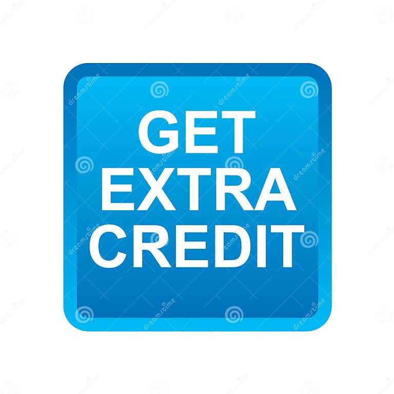 Get extra credit stock illustration. Illustration of credit - 122077058
