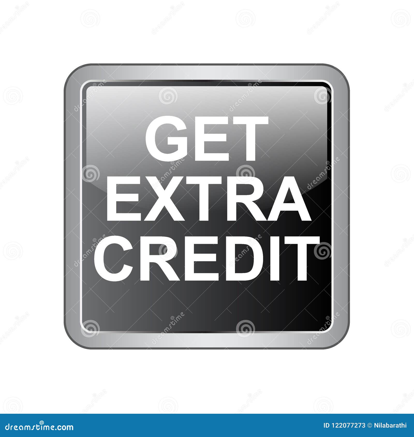 Get extra credit stock illustration. Illustration of offer - 122077273