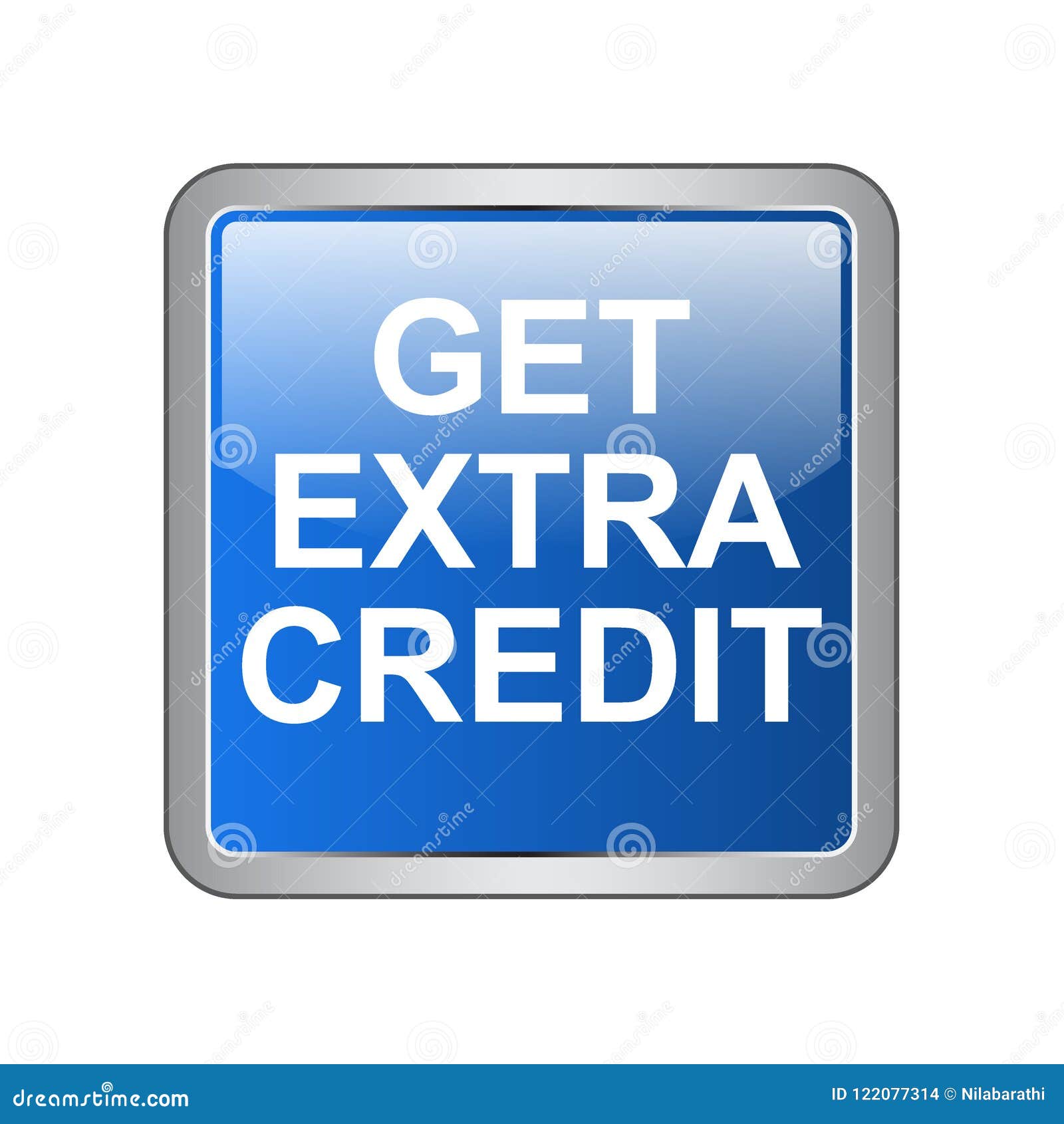Get extra credit stock illustration. Illustration of customer - 122077314