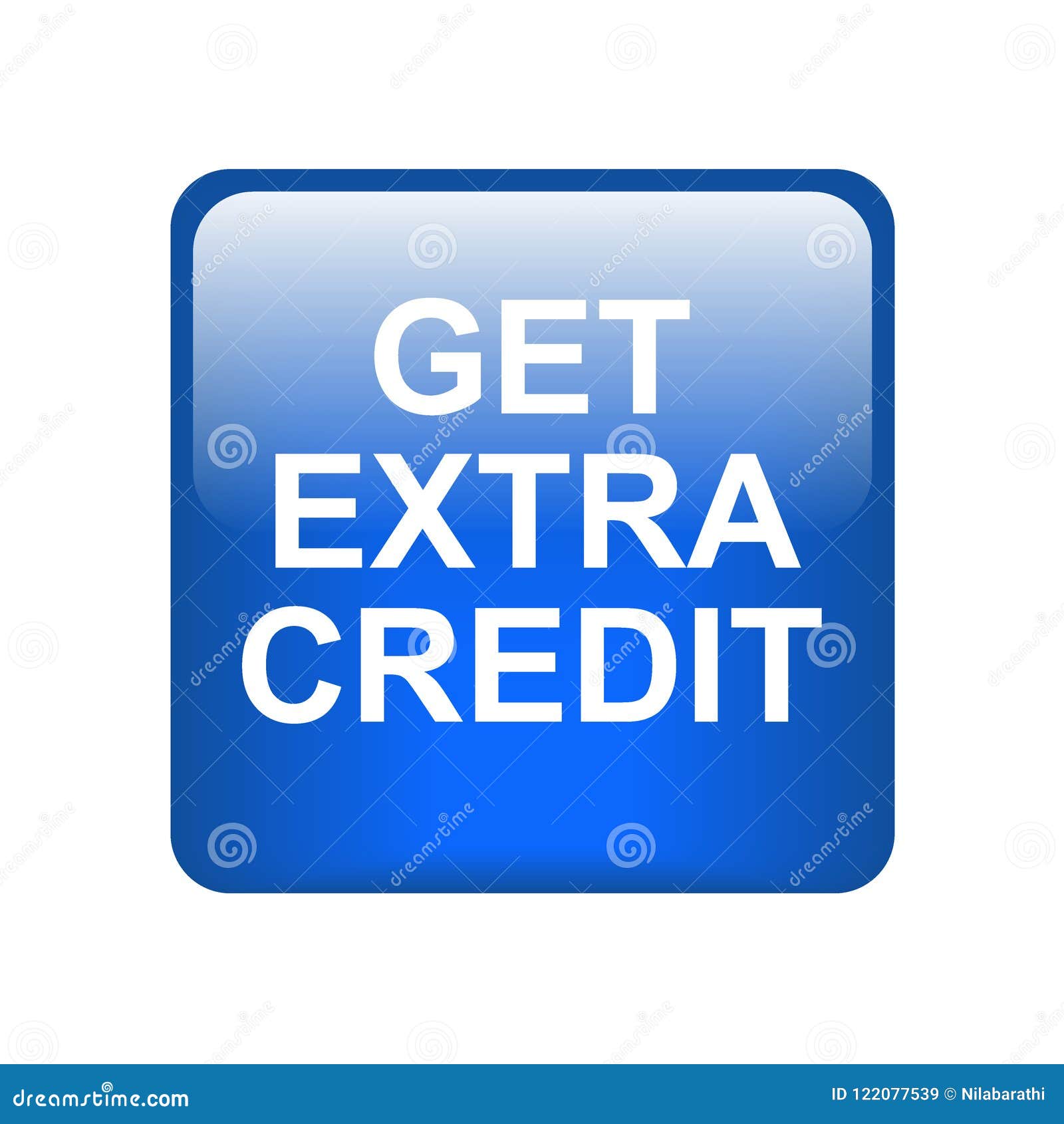 Get extra credit stock illustration. Illustration of extra - 122077539
