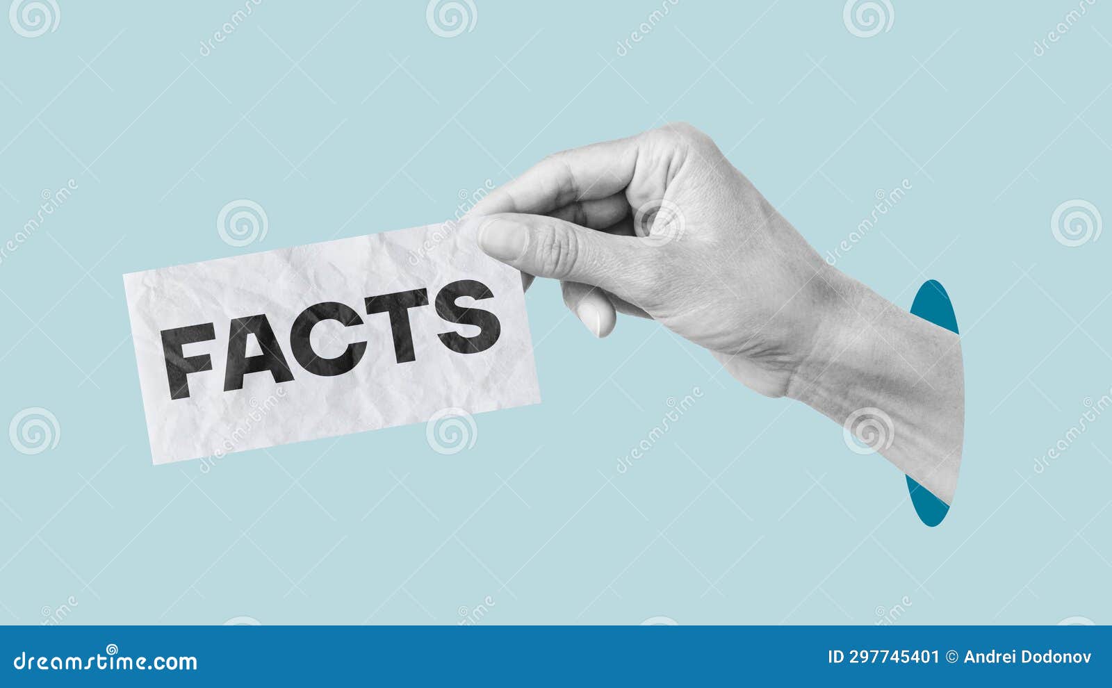 Get the Facts is Shown Using the Text Stock Image - Image of ...