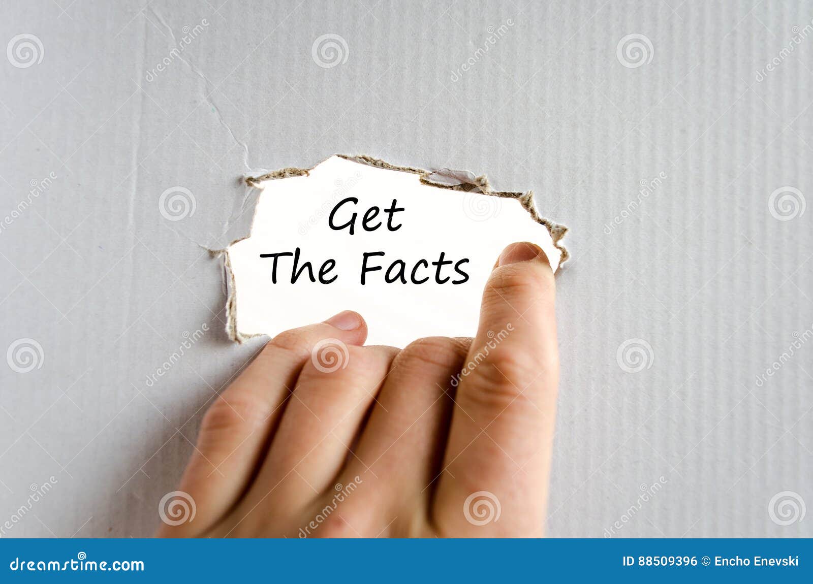 Get the facts text concept stock photo. Image of brainstorming - 88509396