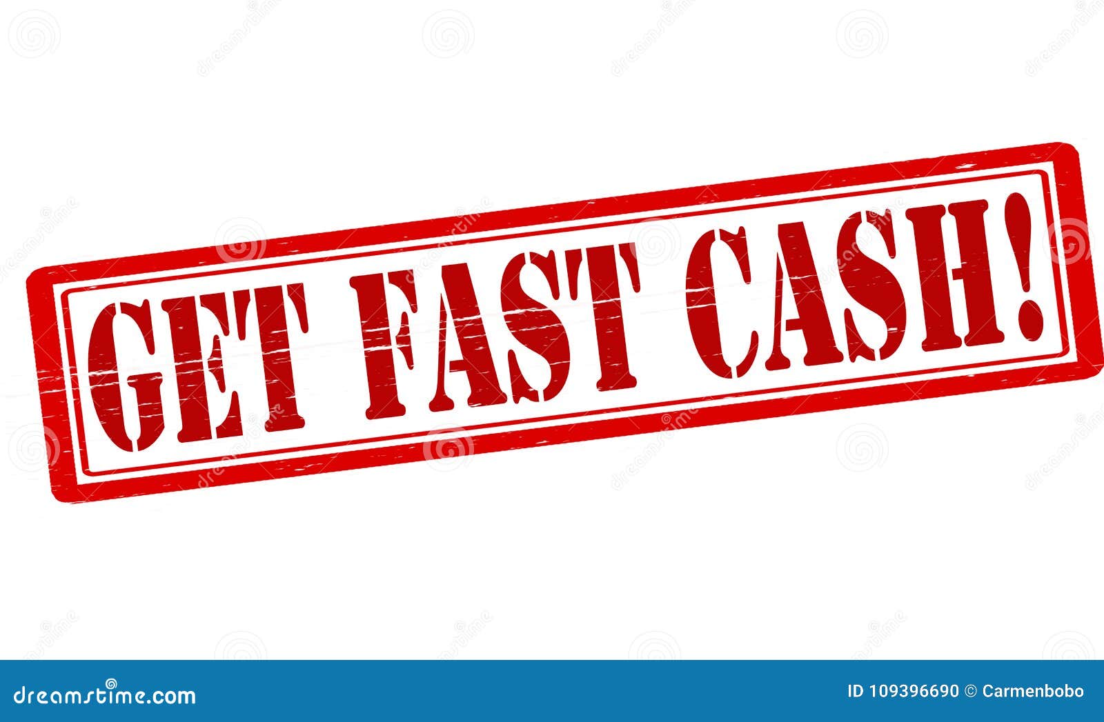 Get fast cash stock illustration. Illustration of lucre - 109396690