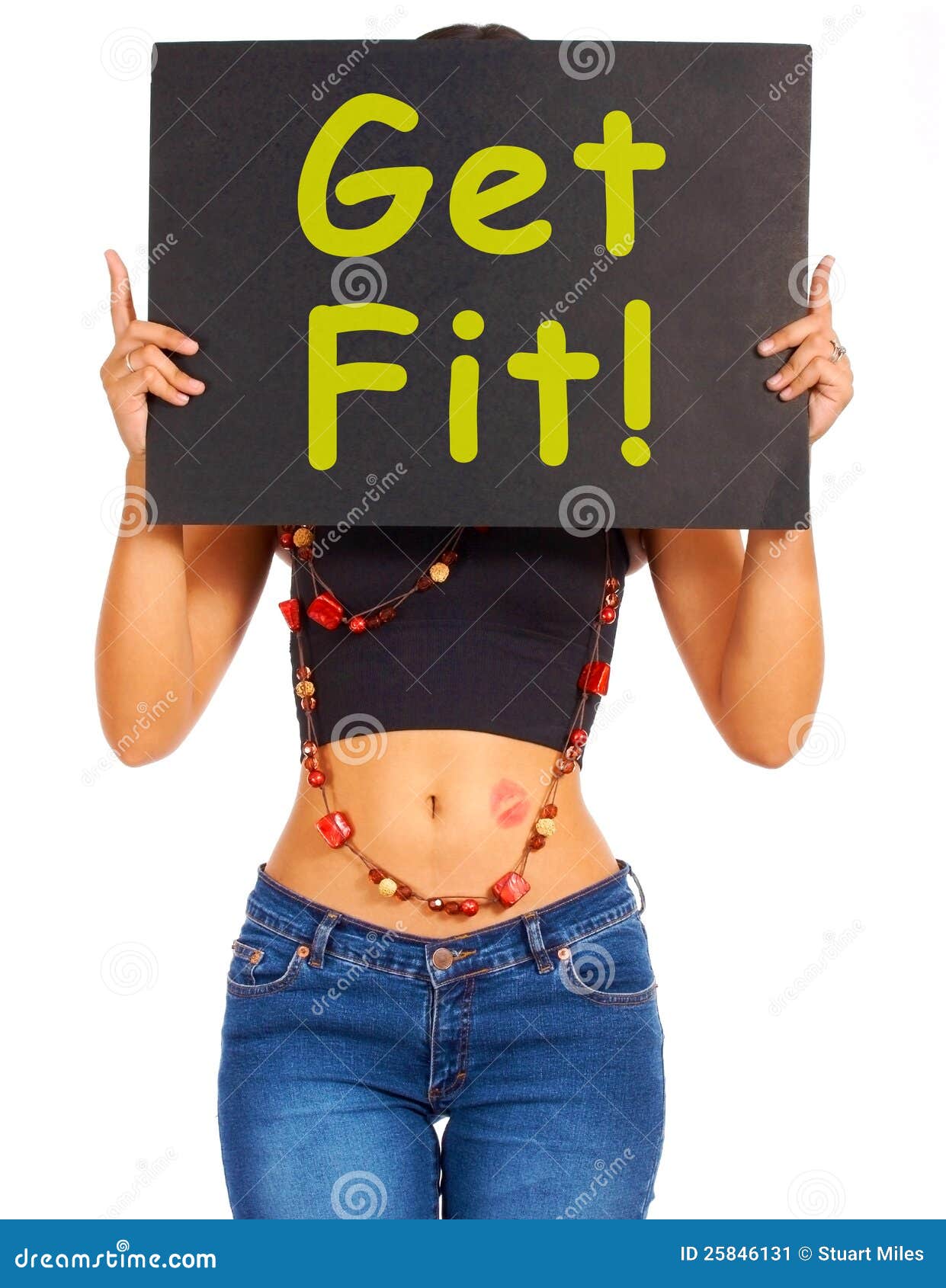 Get Fit Sign Showing Exercise for Stock Illustration - Illustration of ...