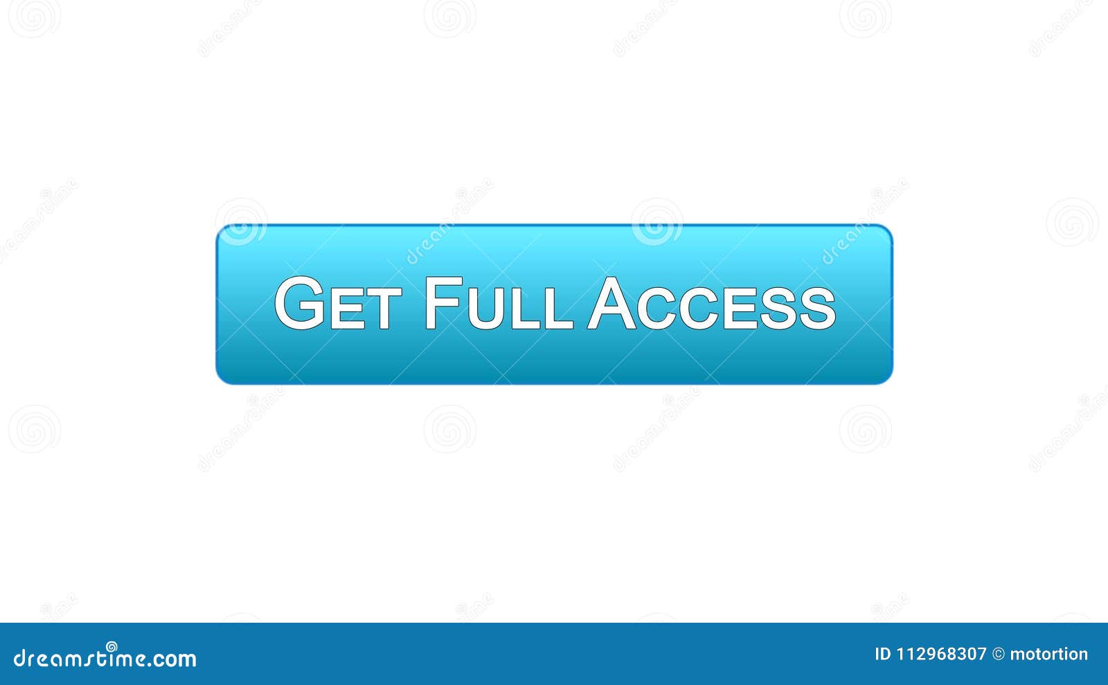 Get Full Access Web Interface Button Blue Color, Online Program, Subscription Stock Illustration ...