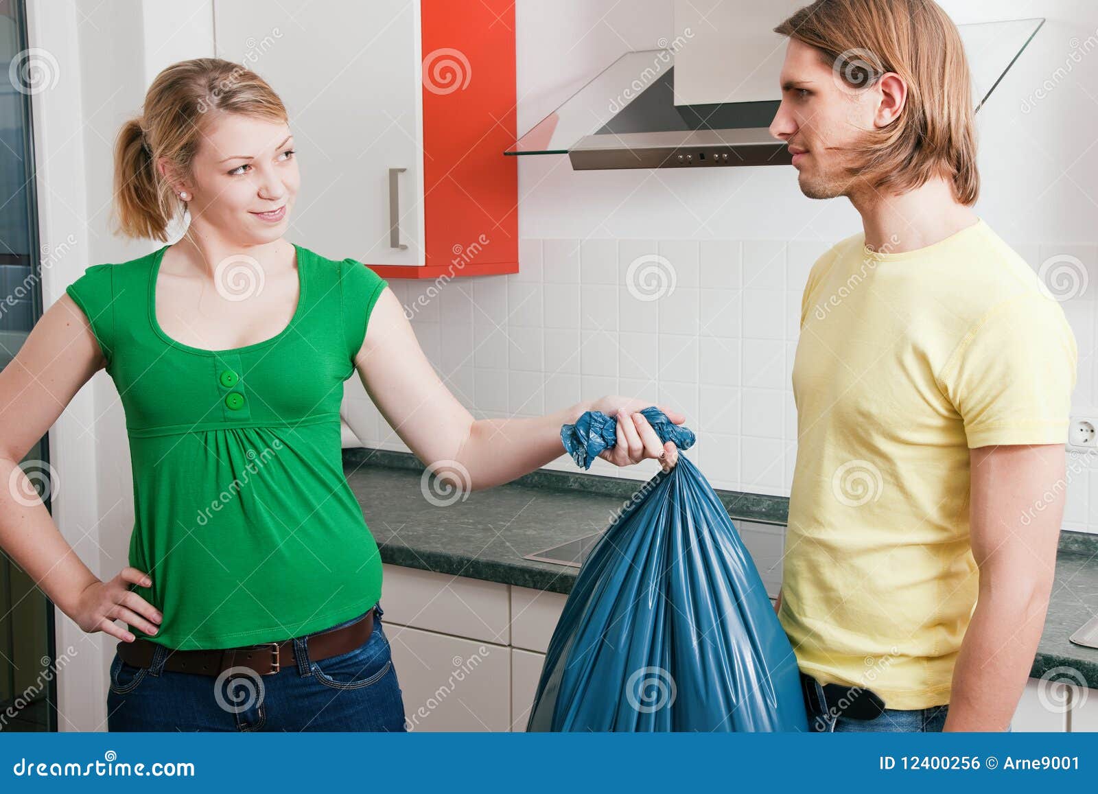 Get the garbage out stock photo. Image of home, housework - 12400256