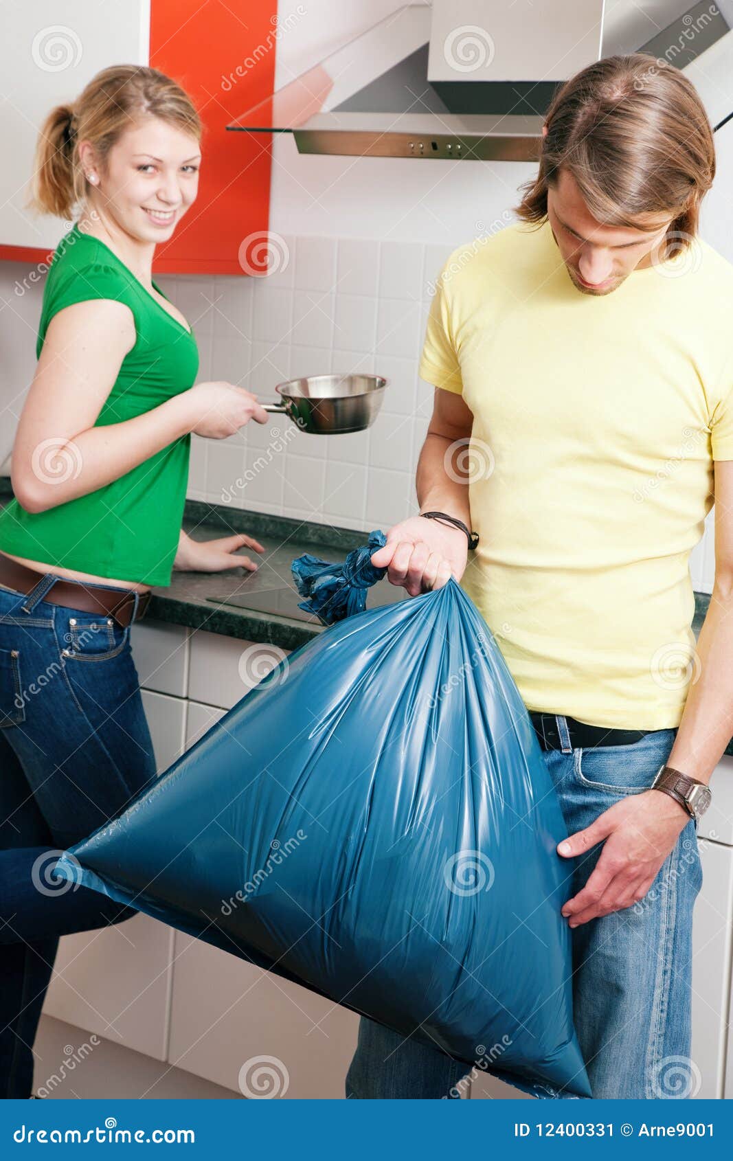 Get the garbage out stock image. Image of garbage, apartment - 12400331