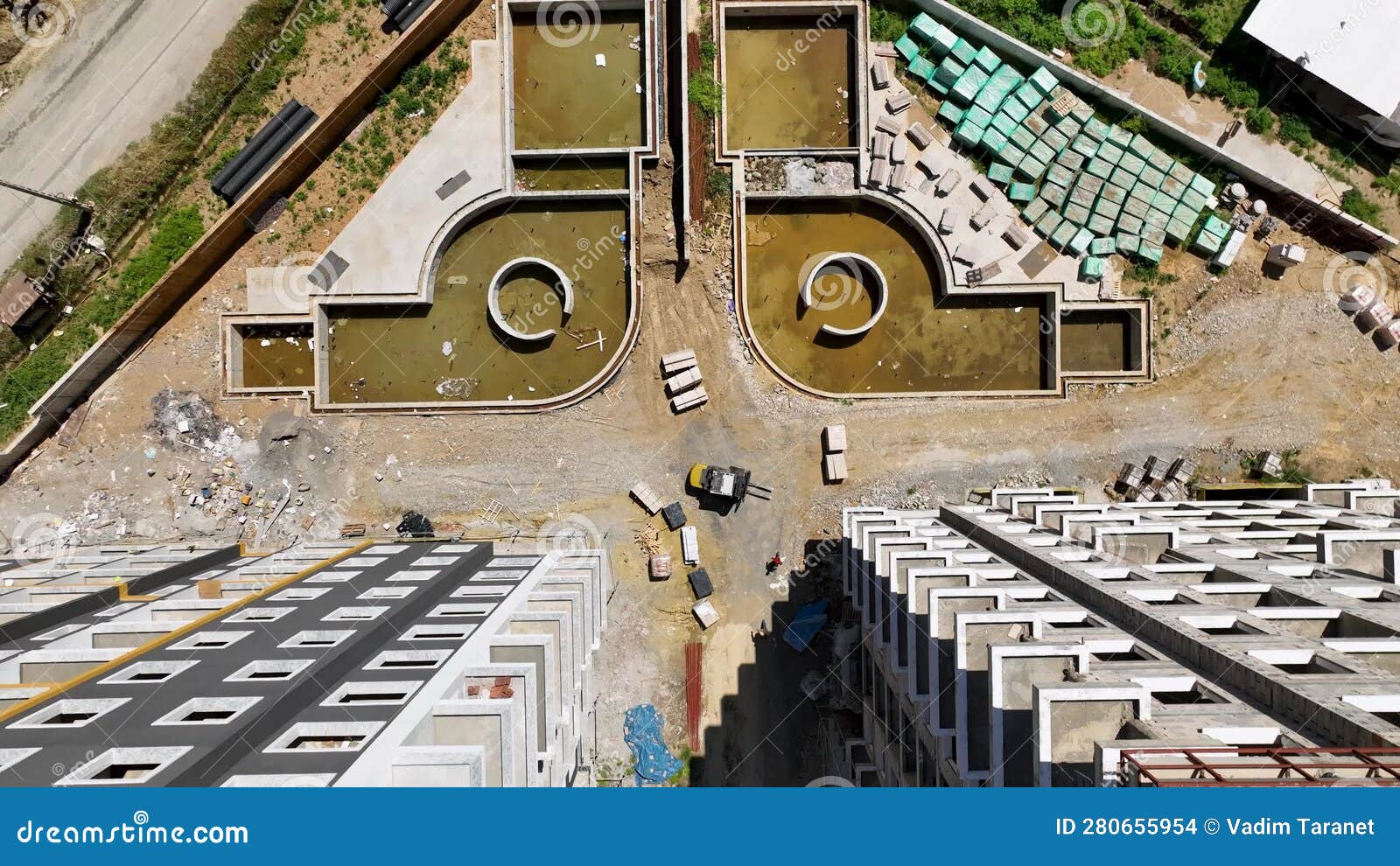 The Future of Luxury Living: Aerial View of a Premium Residential ...