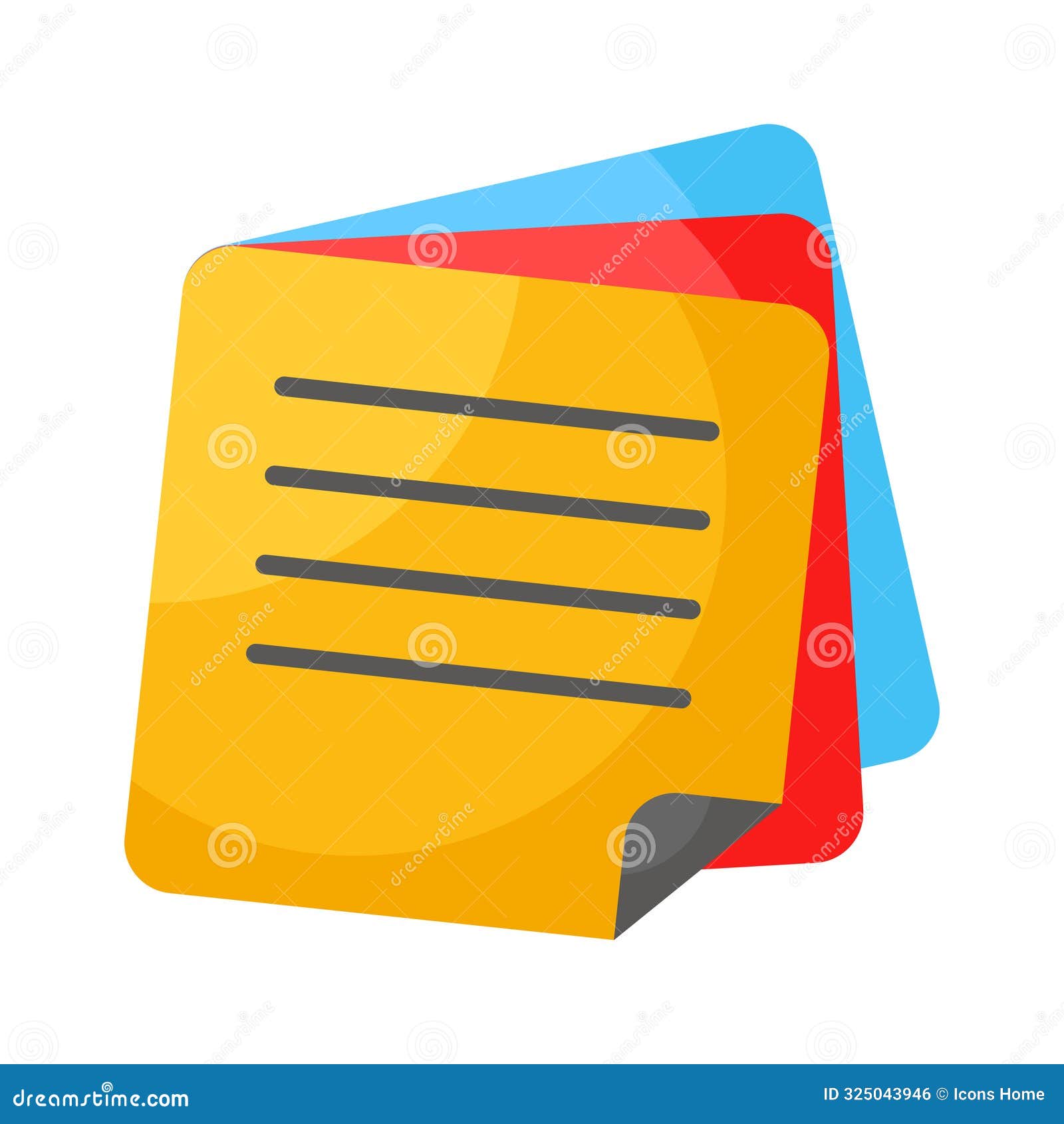 Get this High Resolution Icon of Notes, Ready To Use and Download Stock ...