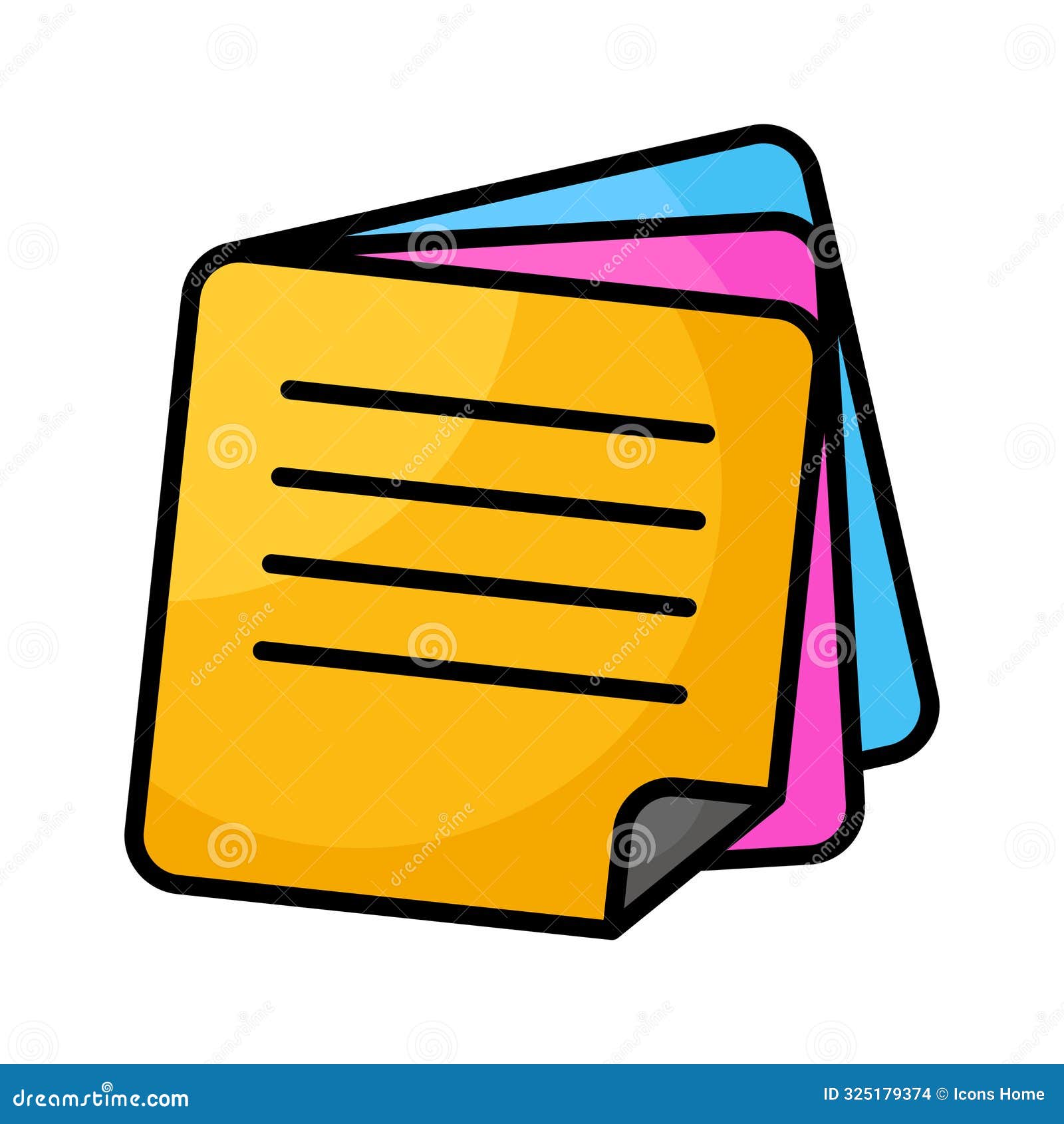 Get this High Resolution Icon of Notes, Ready To Use and Download Stock ...